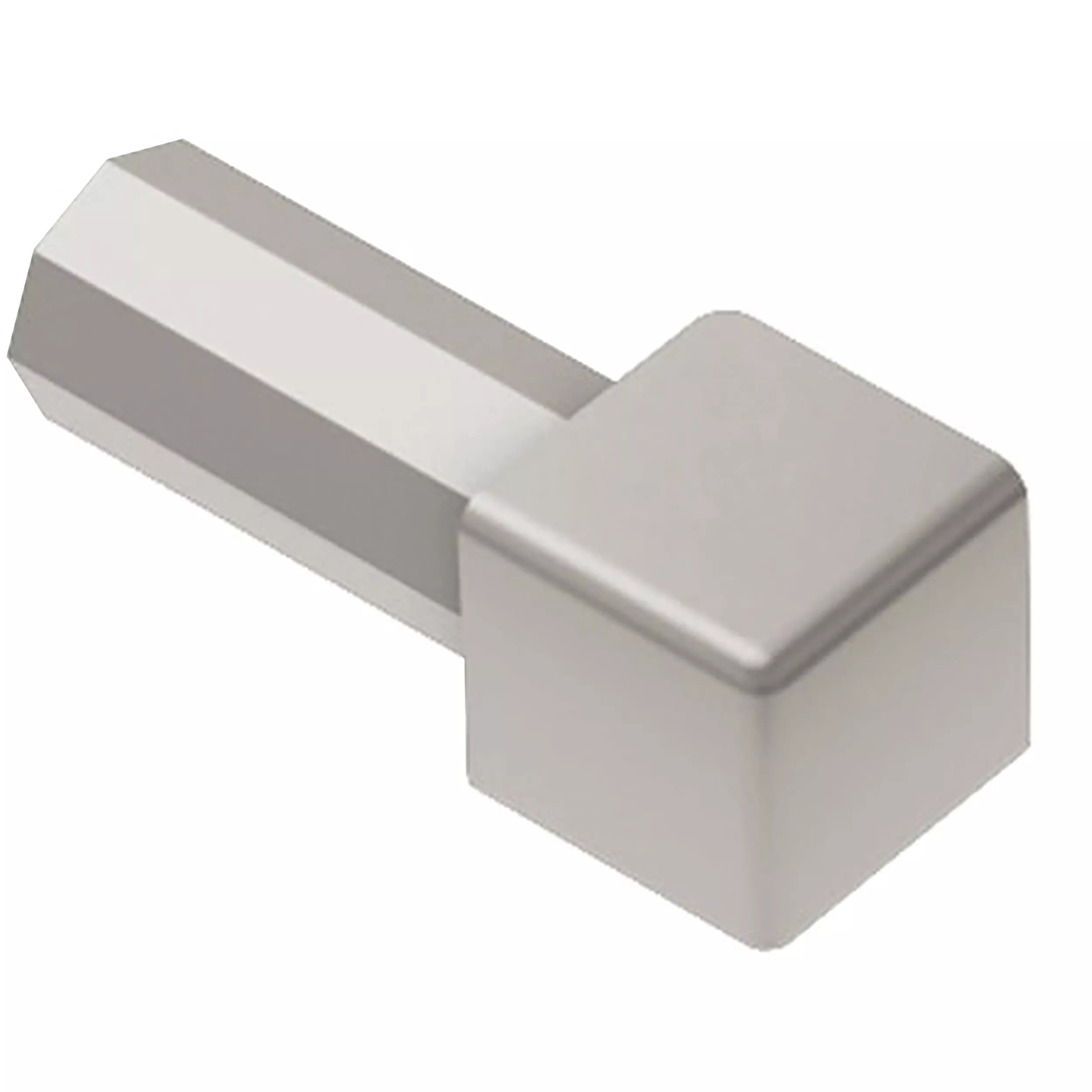 Schluter-Quadec Outside/Inside Corners for 1/2in. Satin Nickel Anodized ...