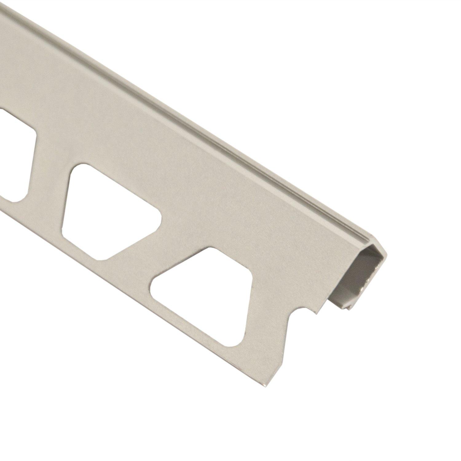 Schluter-Quadec Square Edge Trim 3/8in. in Polished Chrome Anodized ...