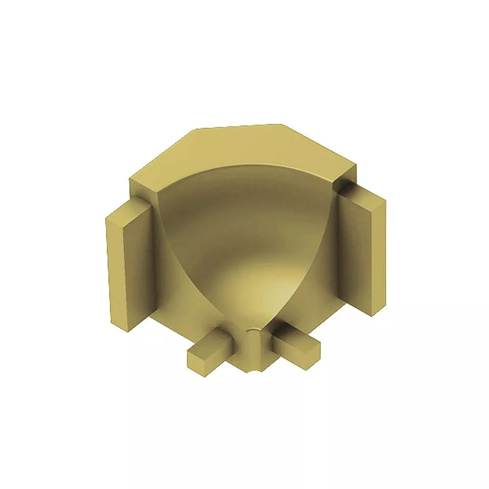 Schluter Dilex-Ahk In Corner 90 Degrees Aluminum Satin Brass | Floor ...
