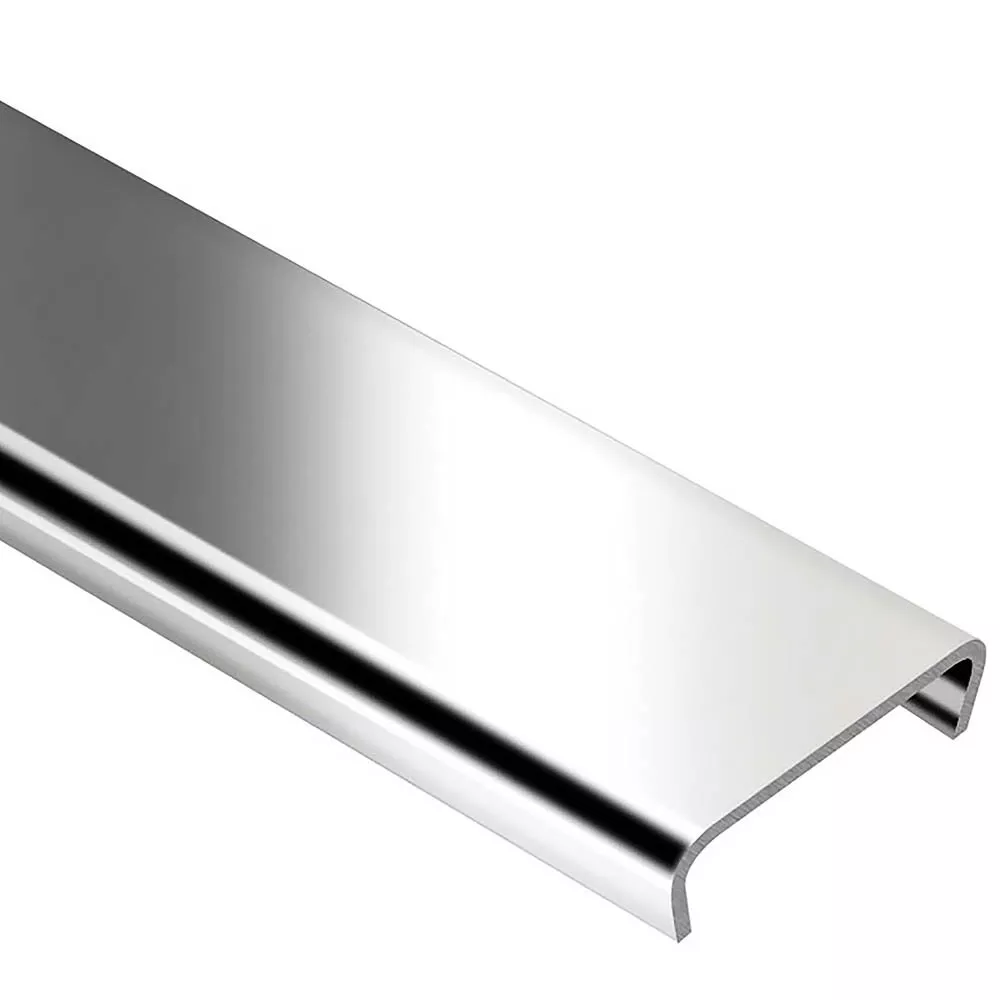 Schluter Designline 1in. Border Trim 1/4in. Stainless Steel | Floor and ...