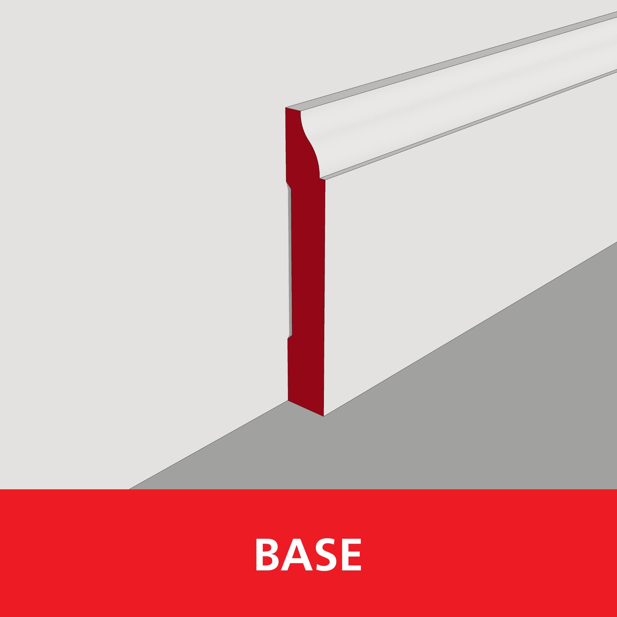 0618 9/16in. x 5 1/4in. x 1ft. Base - 9/16in. x 5 1/4in. x 1ft ...