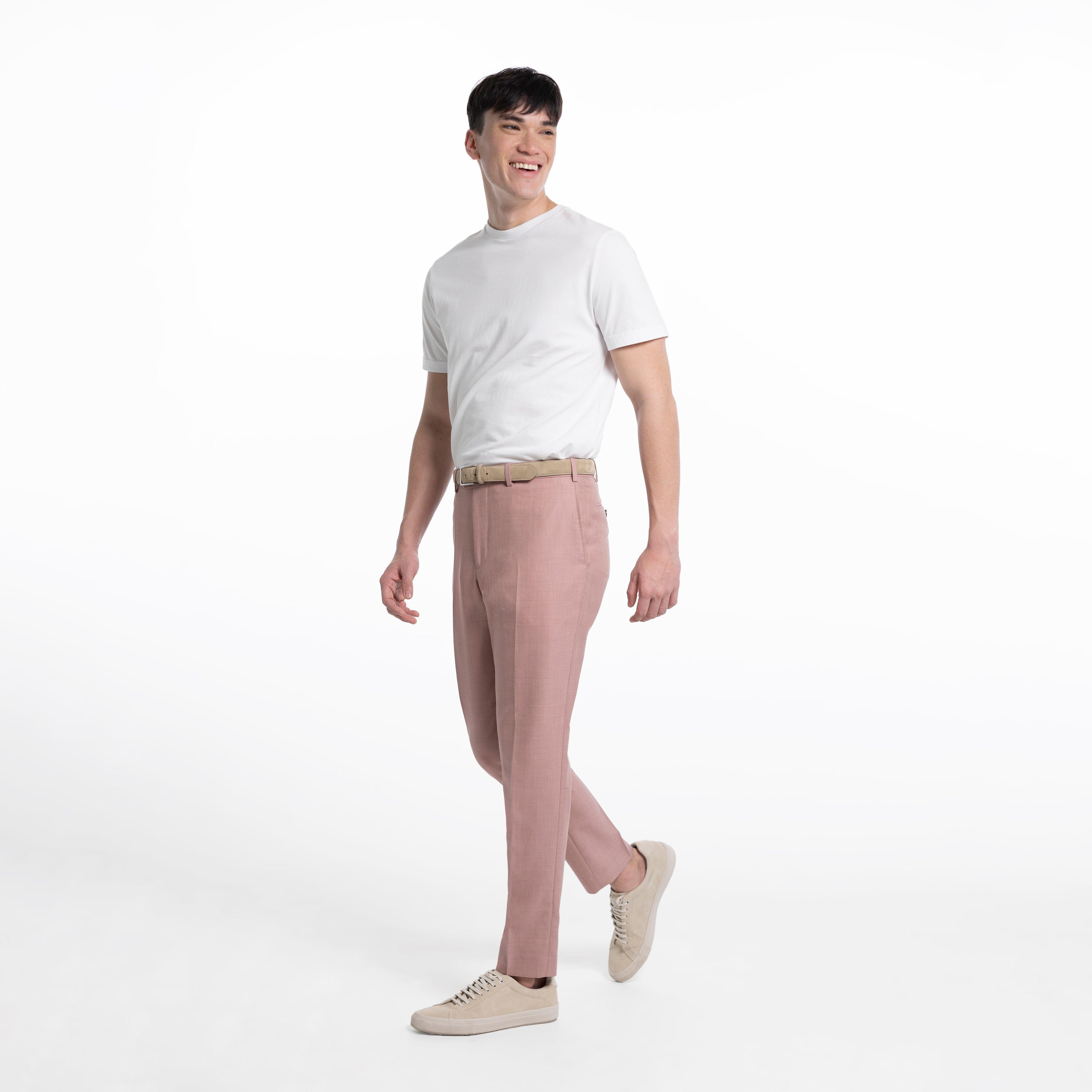 Custom Pants Made For You - Kirkhill Nailhead Rose Pants | INDOCHINO