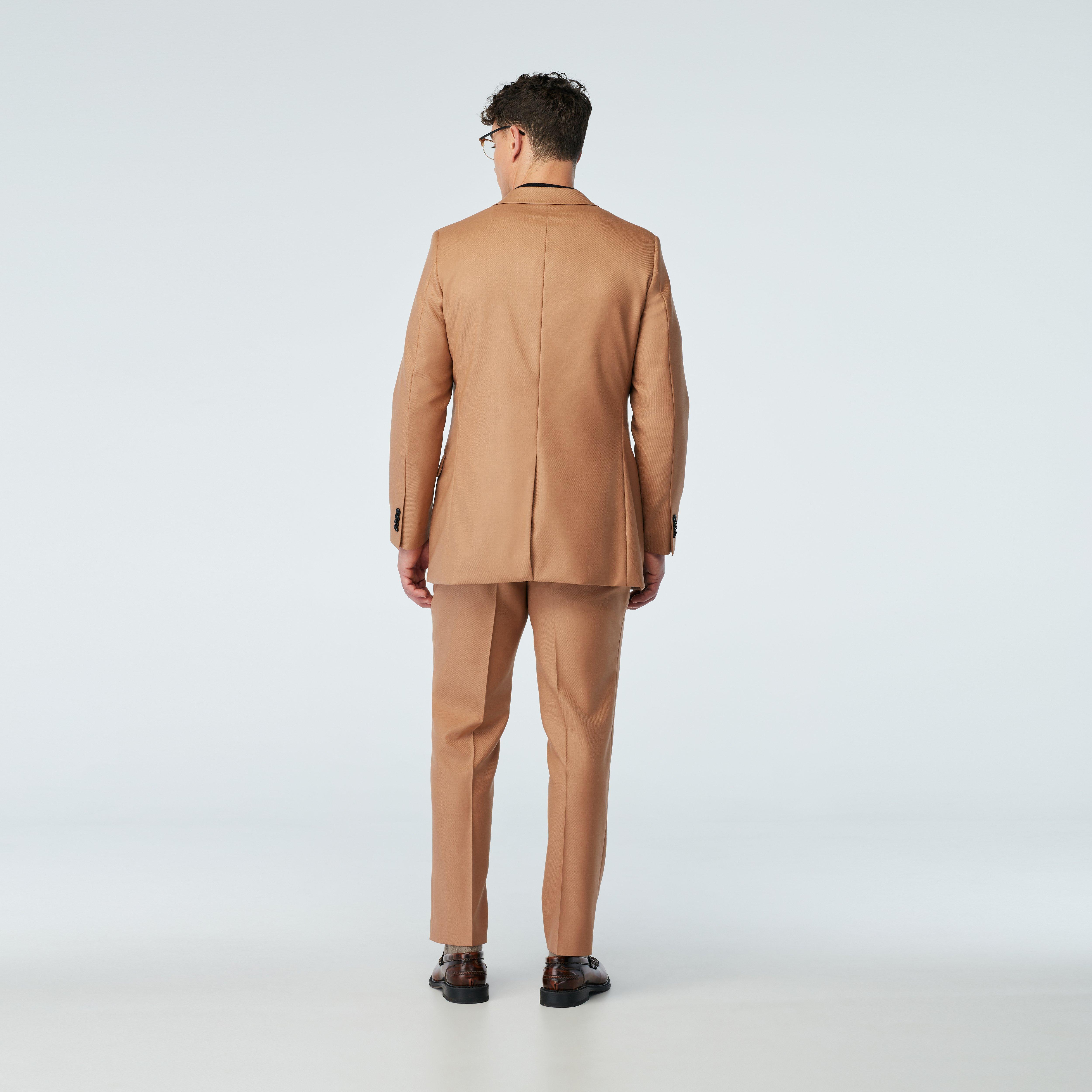Custom Suits Made For You - Johnby Twill Tobacco Suit | INDOCHINO