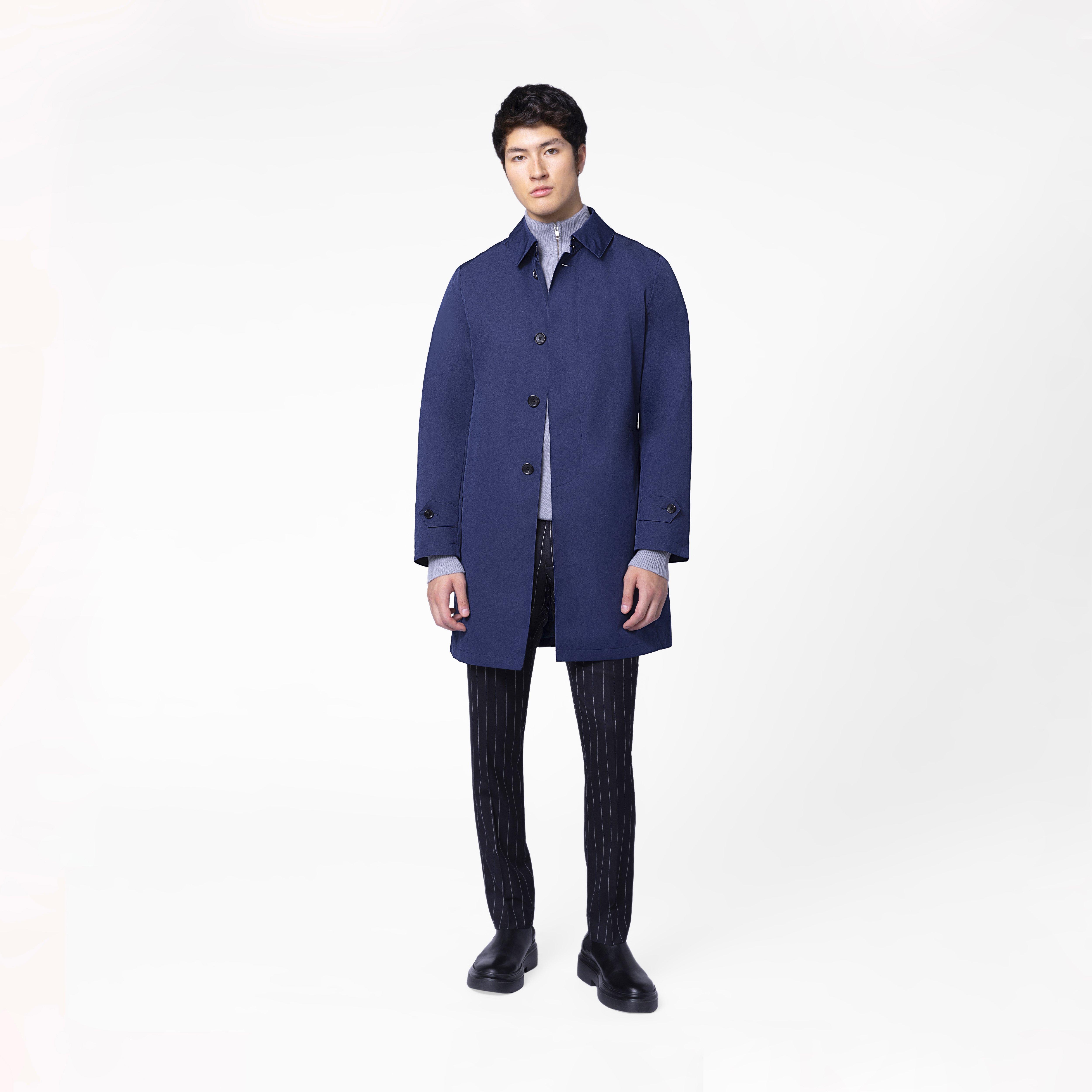 Hadlow Navy Raincoat