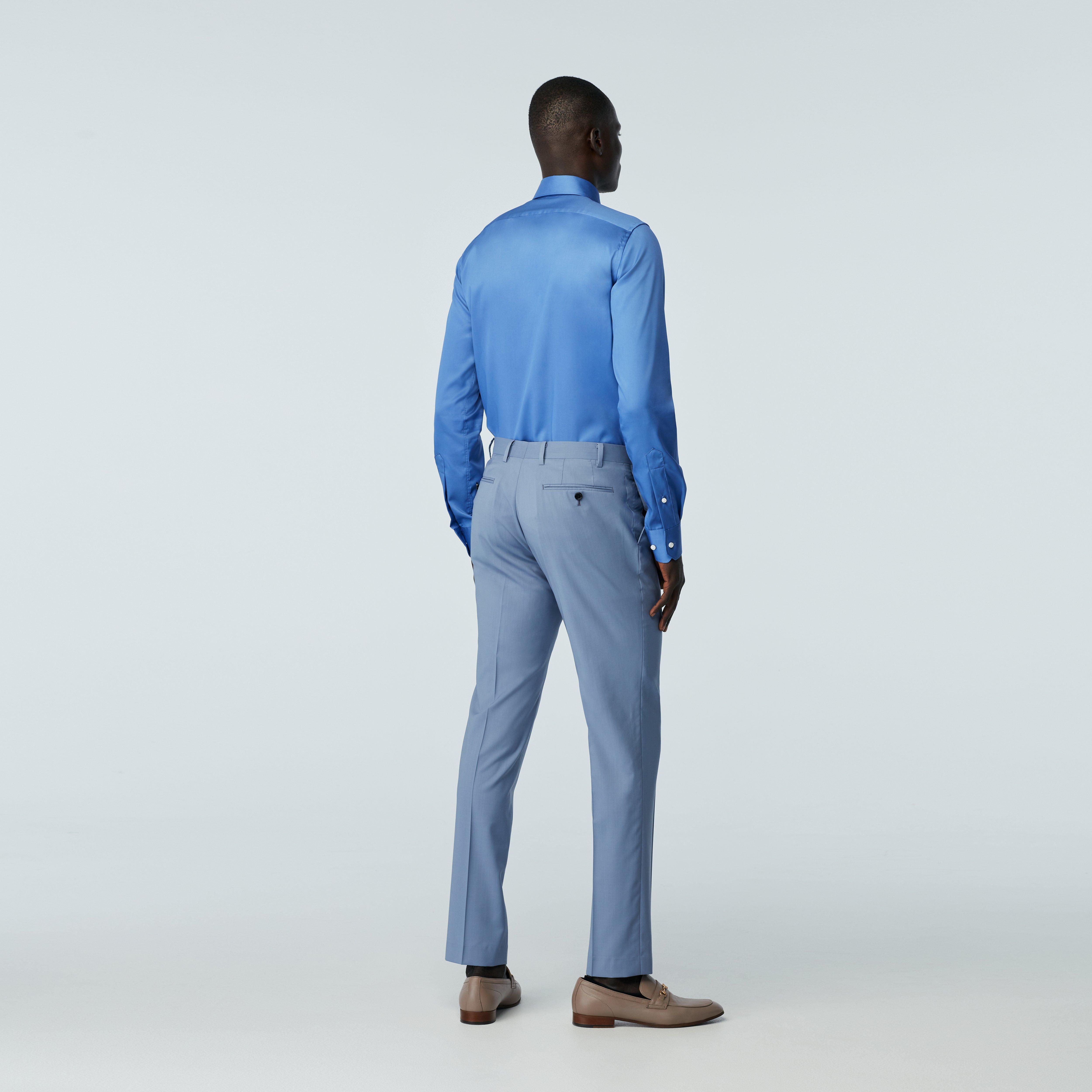 Custom Pants Made For You - Milano Deep Lilac Pants | INDOCHINO