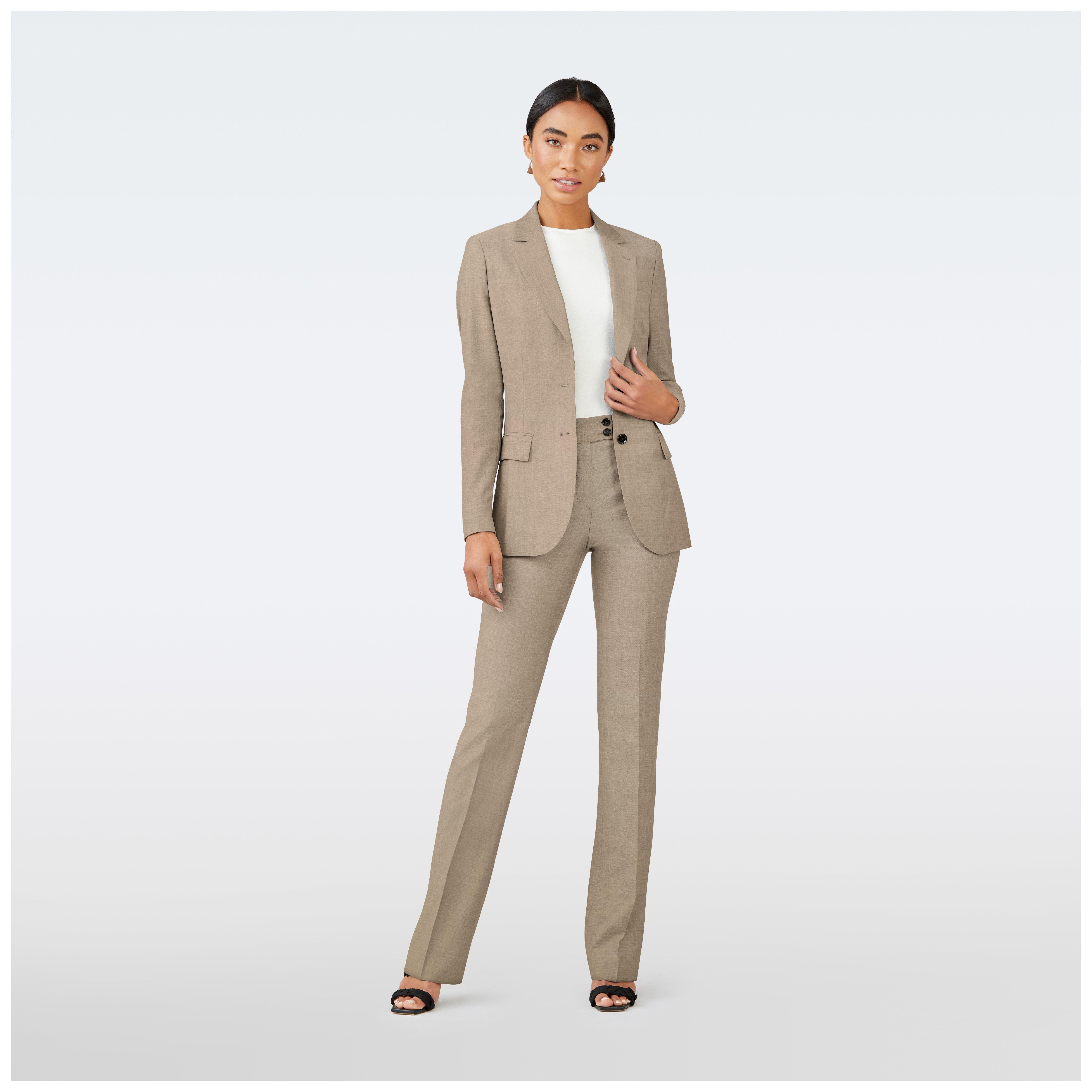 Hamilton Sharkskin Sand Suit