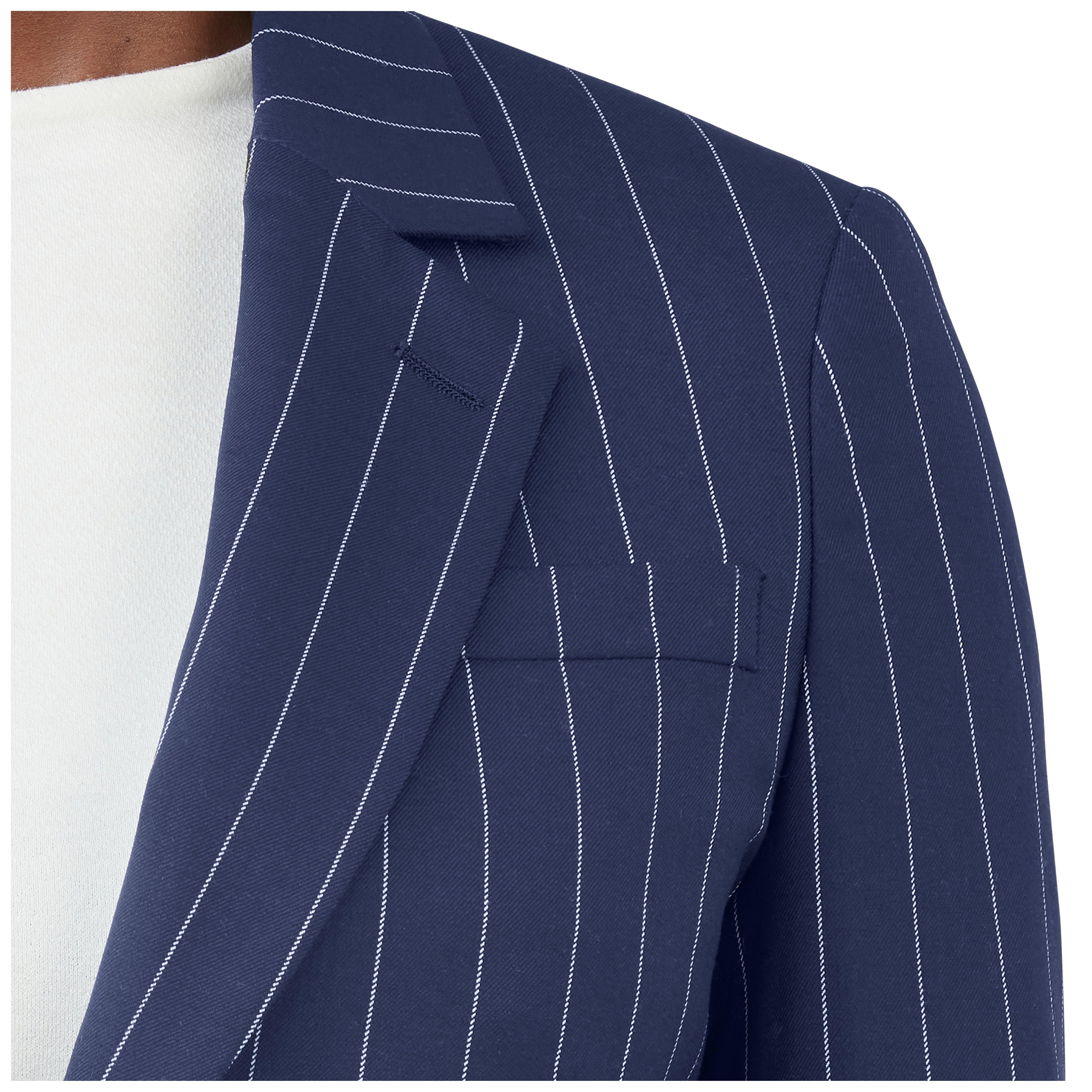 Harrogate Chalk Stripe Navy Suit