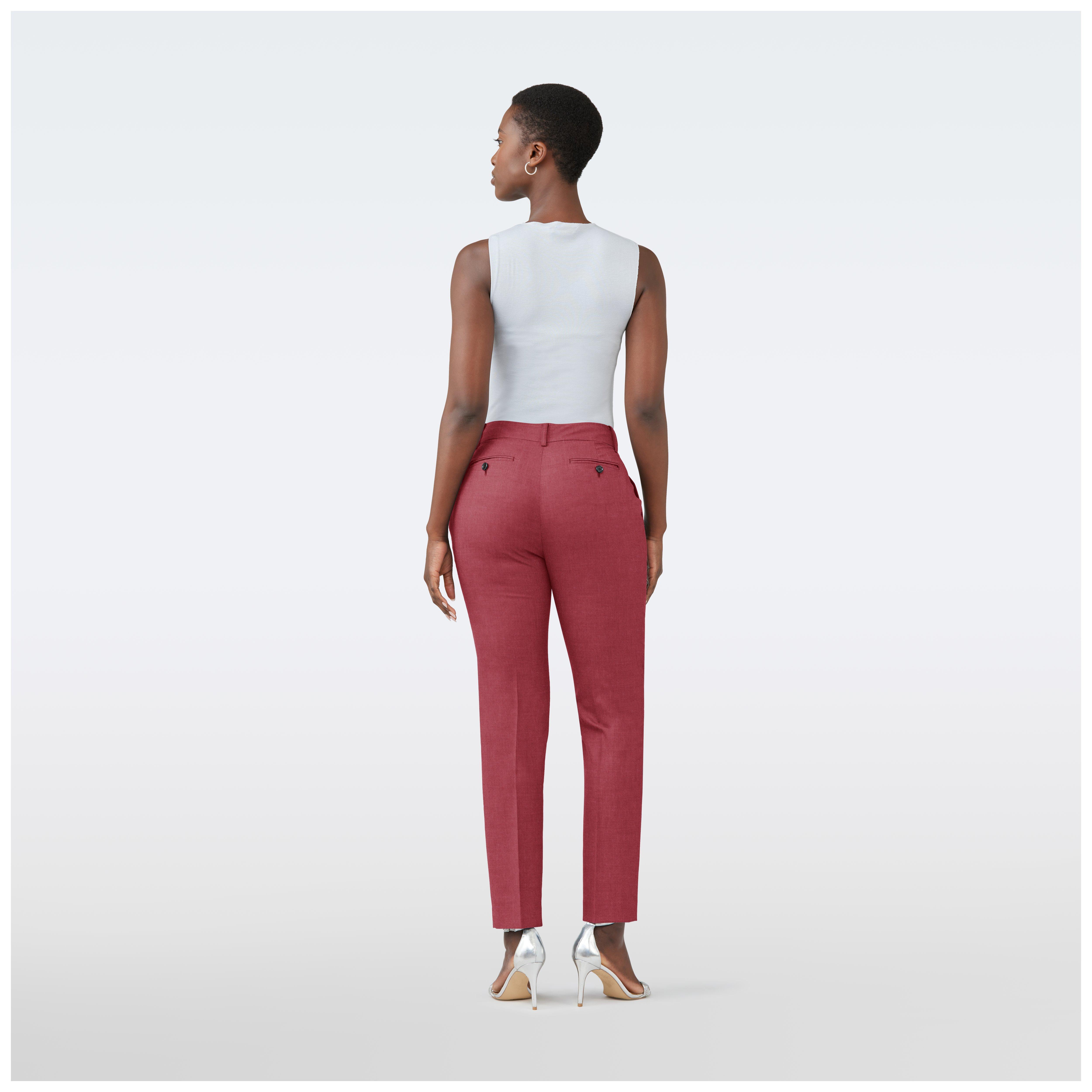 Custom Suits Made For You - Harford Velvet Dusty Rose Suit Women| INDOCHINO