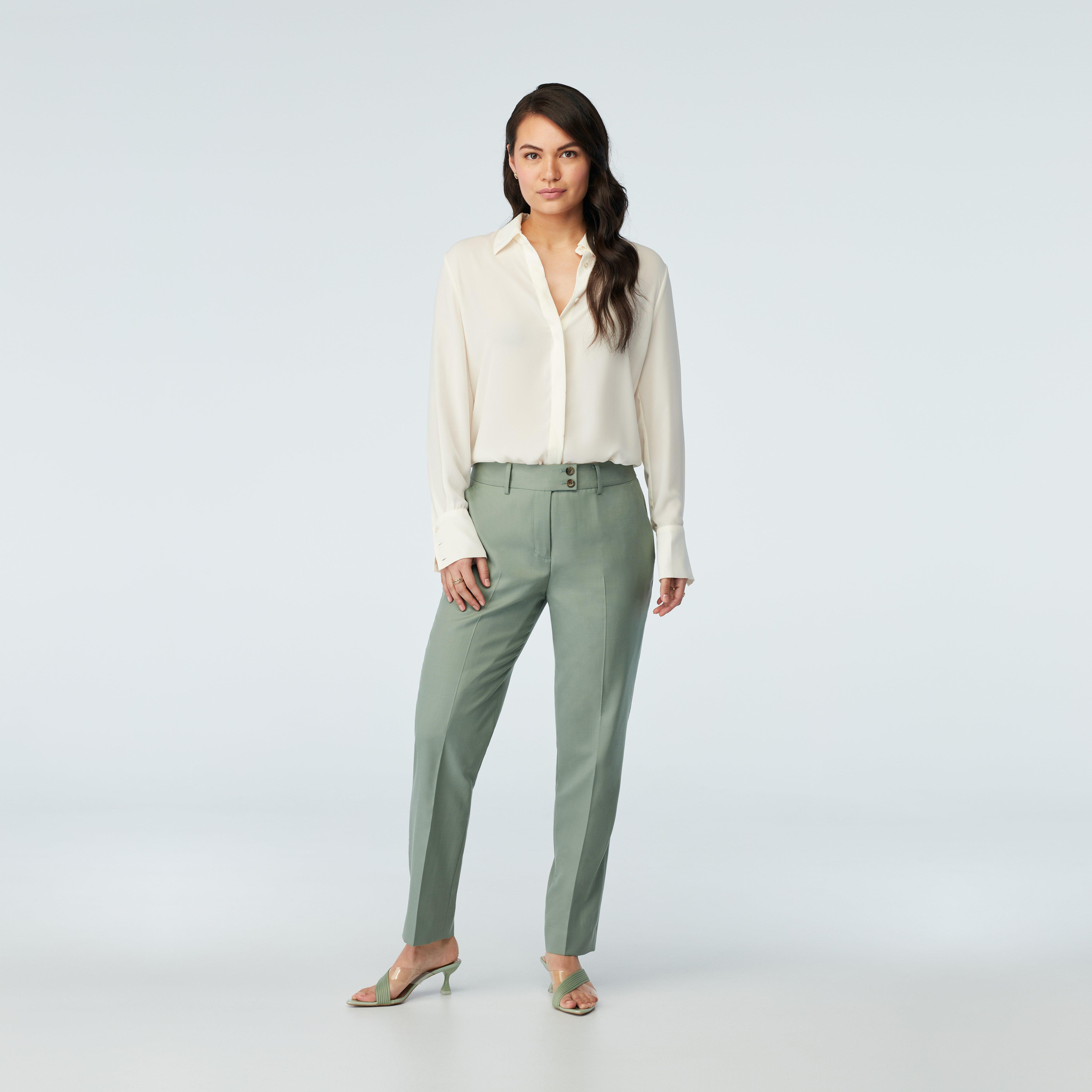 Women's Custom Pants - Harrogate Sage Pants Women | INDOCHINO