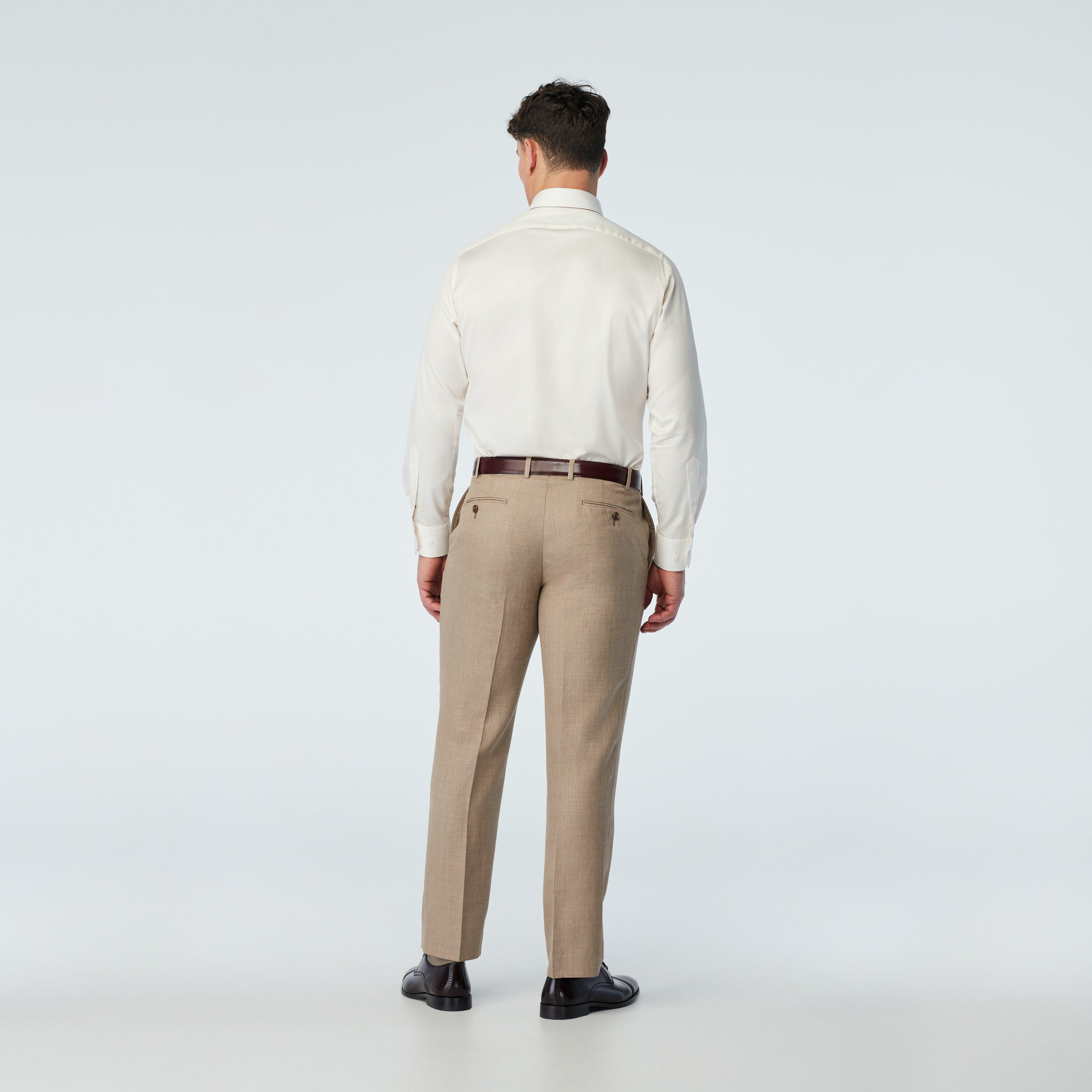 Men's Custom Suits - Outwell Dobby Sand Suit | INDOCHINO