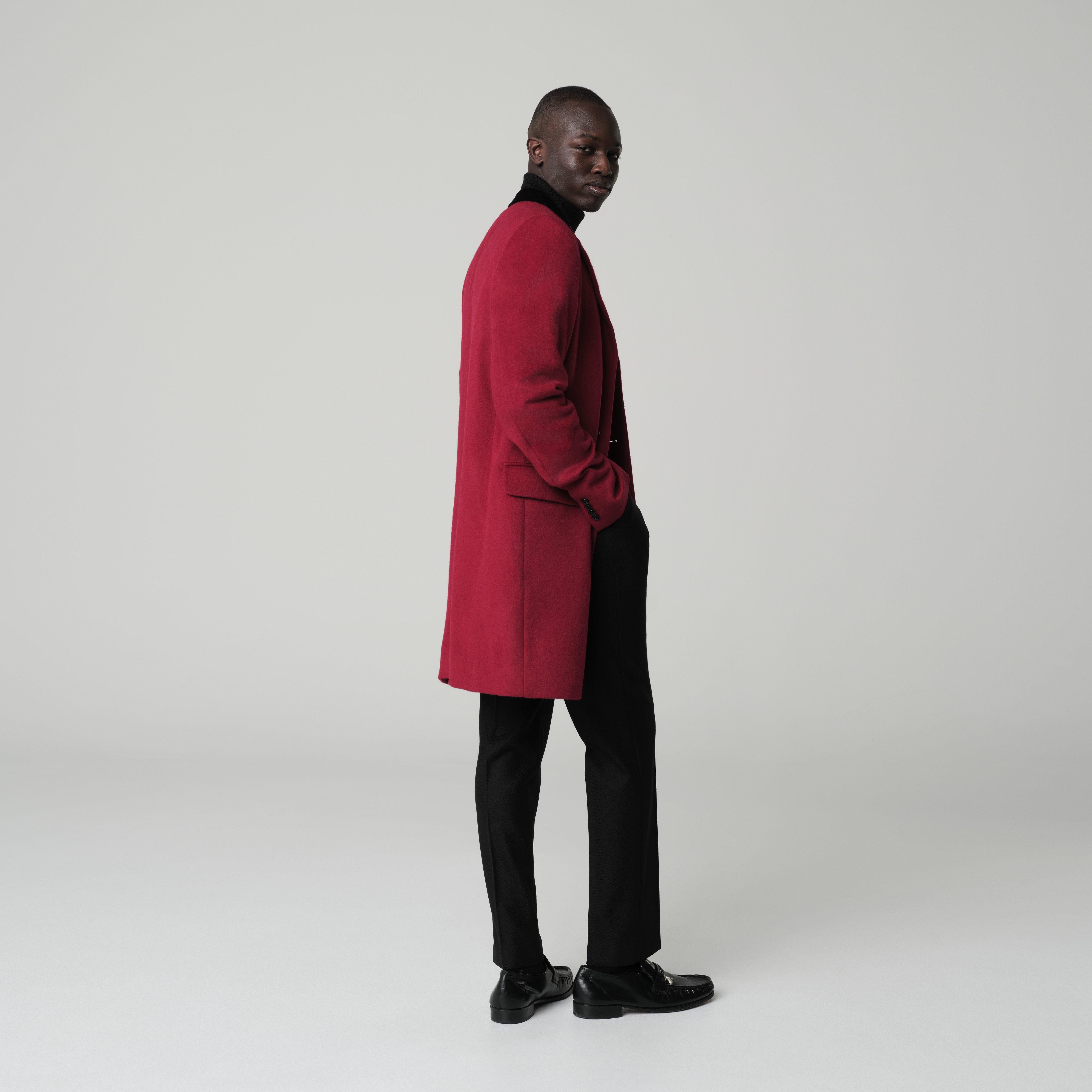 Men's Custom Chesterfield Overcoats - Heartford Red Chesterfield ...