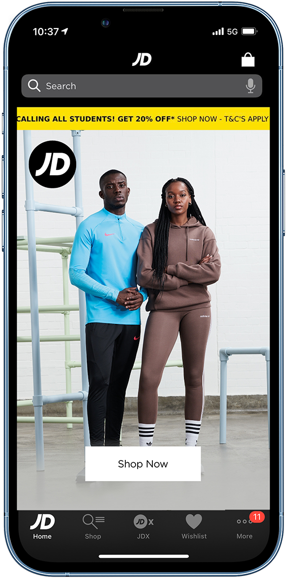 JD Sports adidas trainers & Nike trainers for Men, Women and Kids. Plus ...