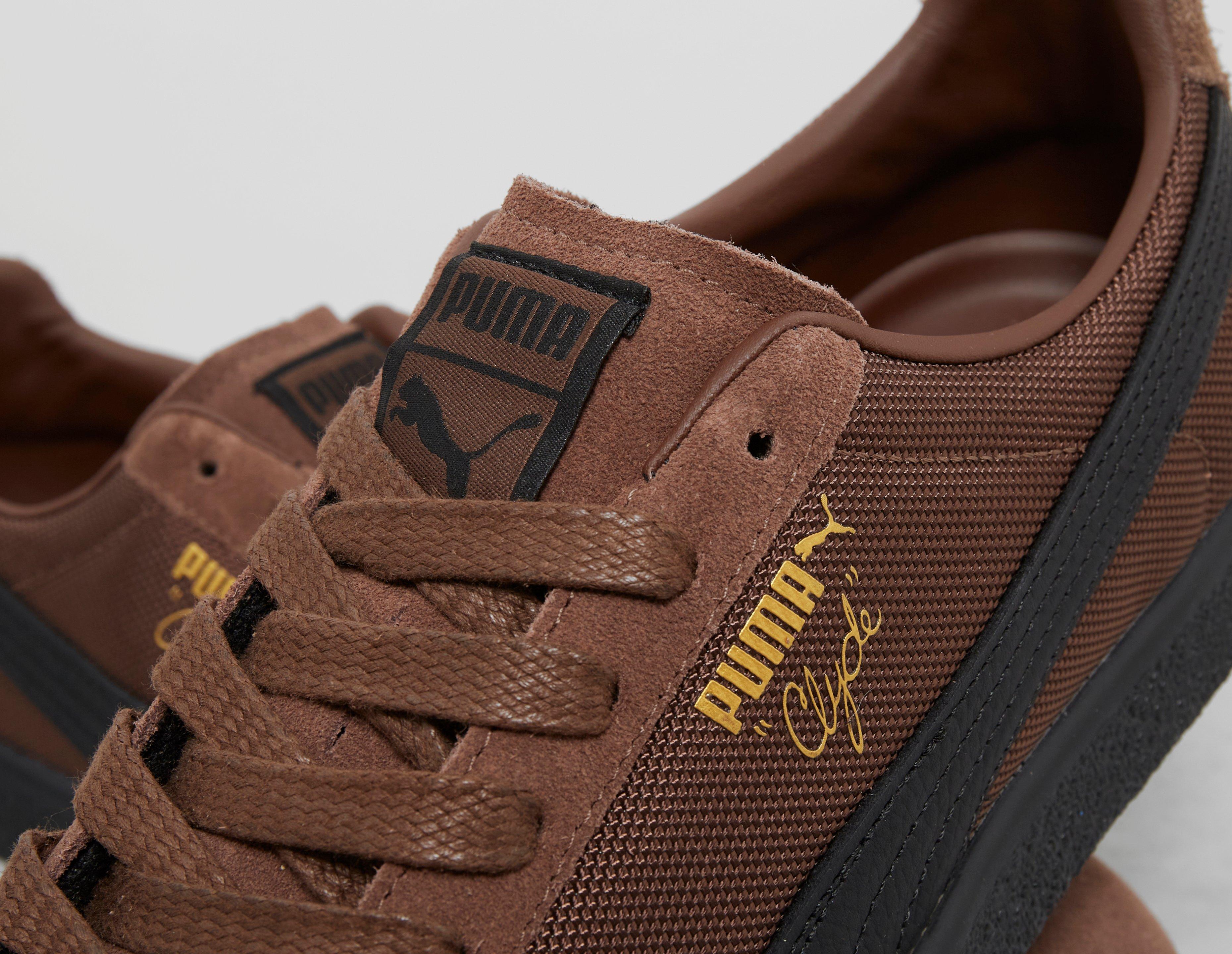 Puma clyde brown store