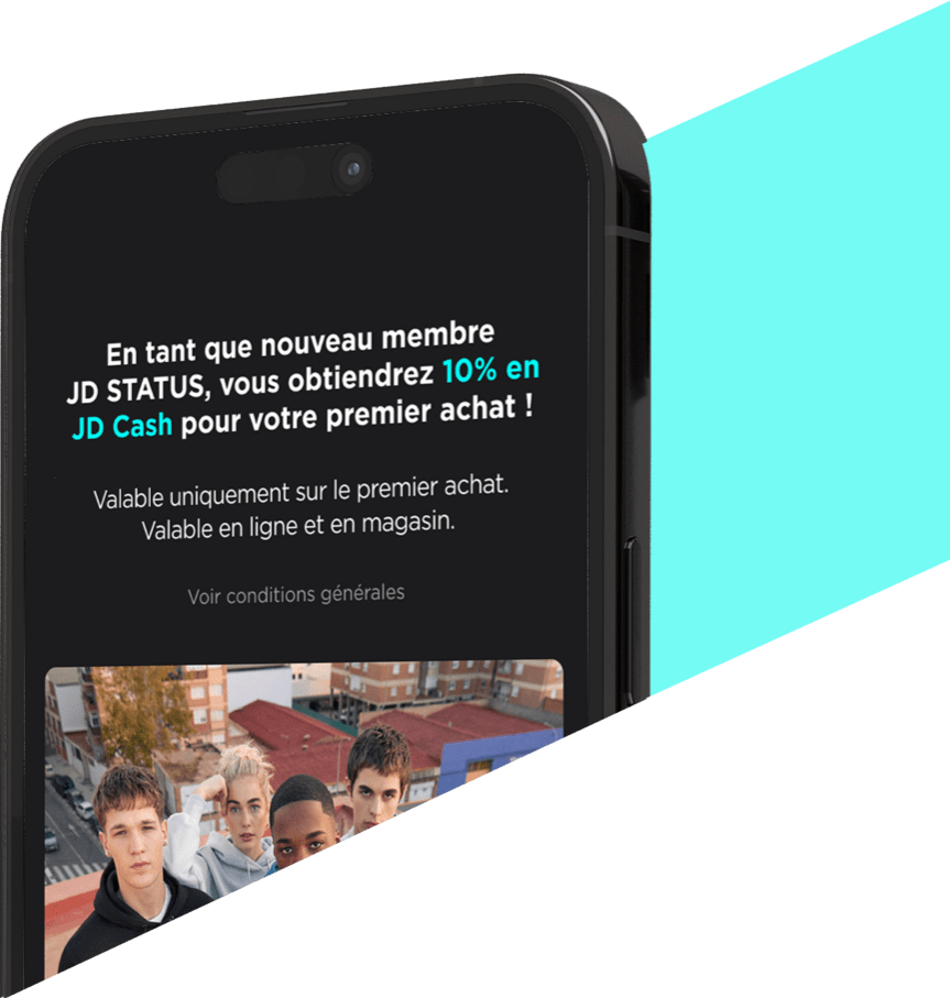 JD Status - App de fidélité - JD Sports France