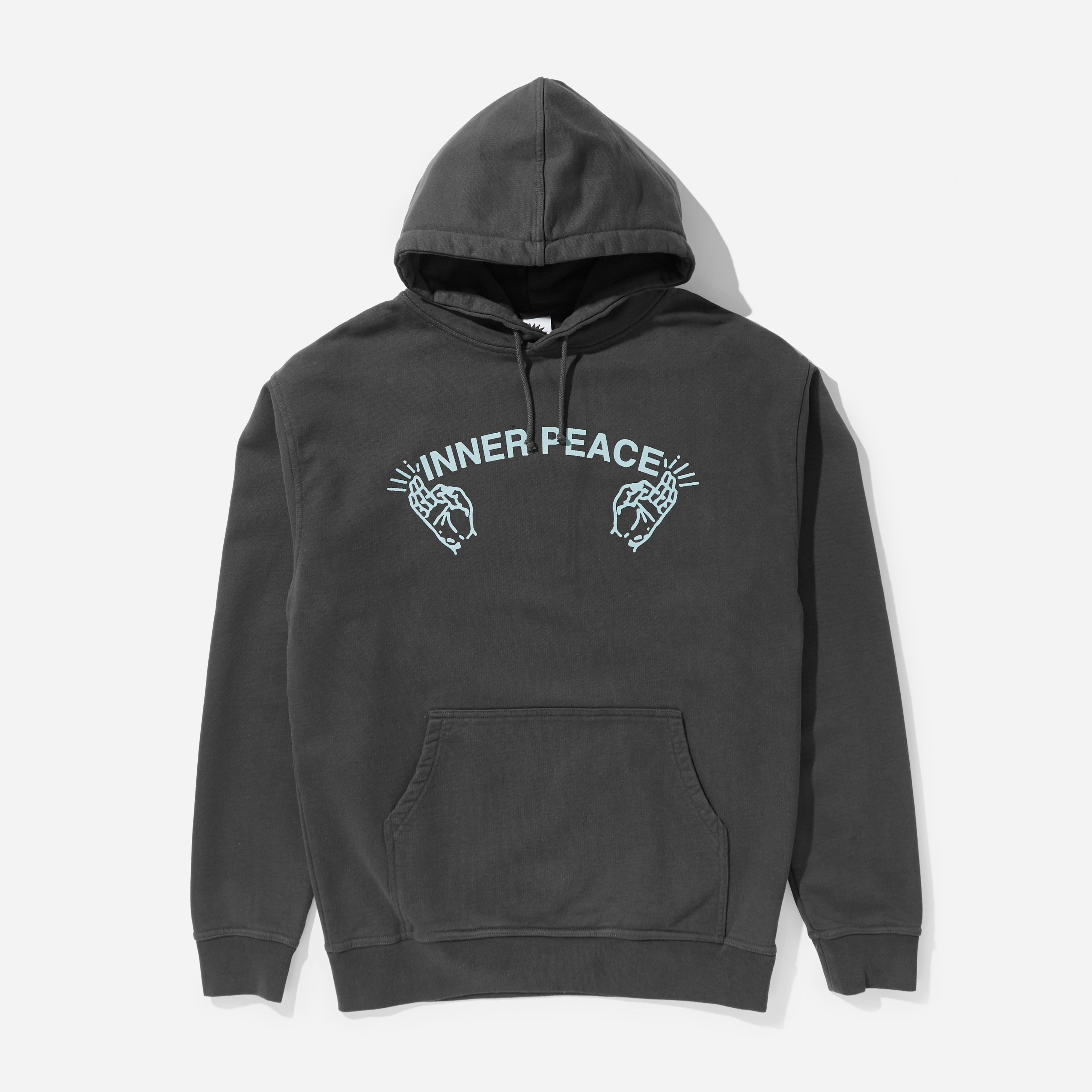Black Good Morning Tapes Inner Peace Pullover Hoodie | HIP