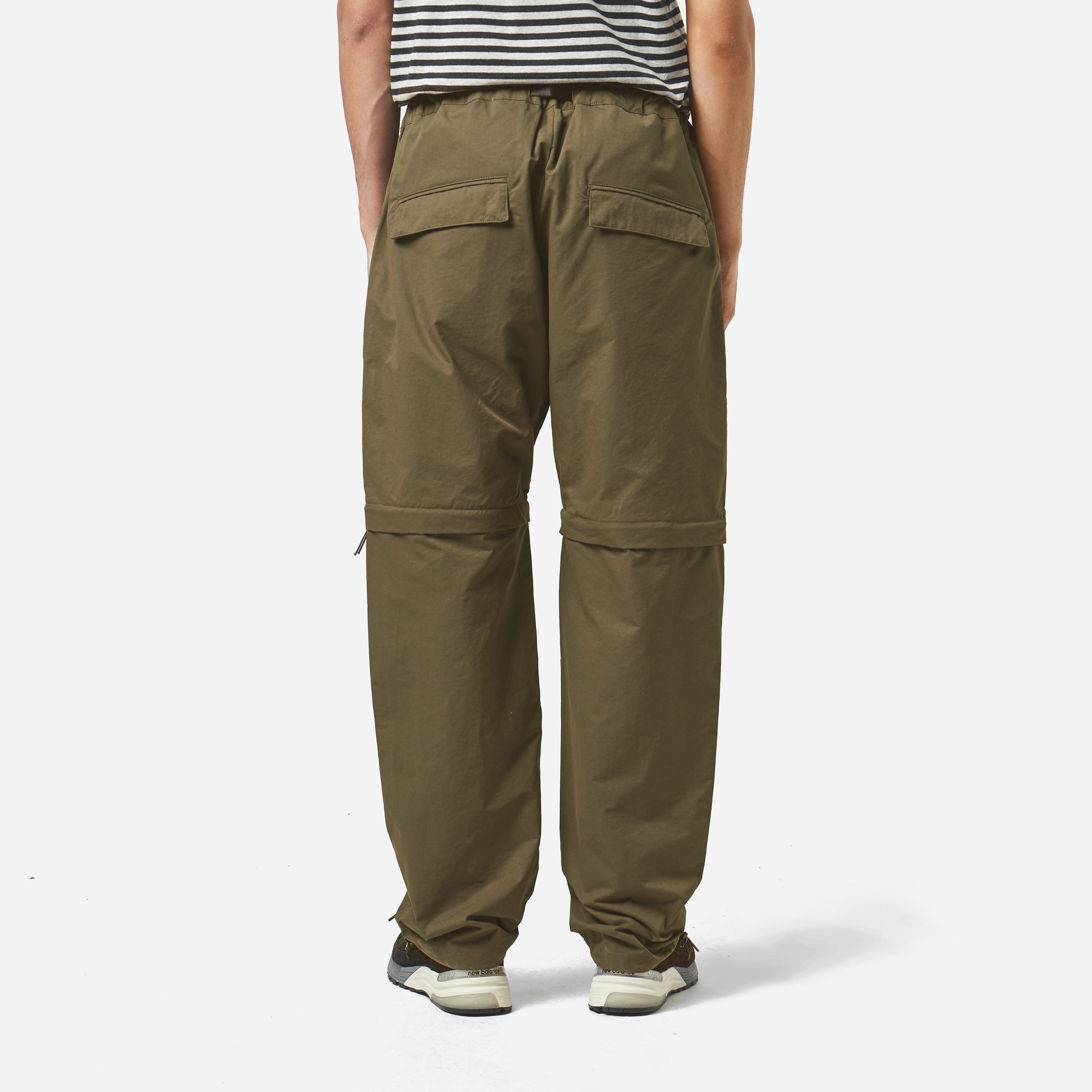 Green Uniform Bridge 2Way Easy Pants | HIP