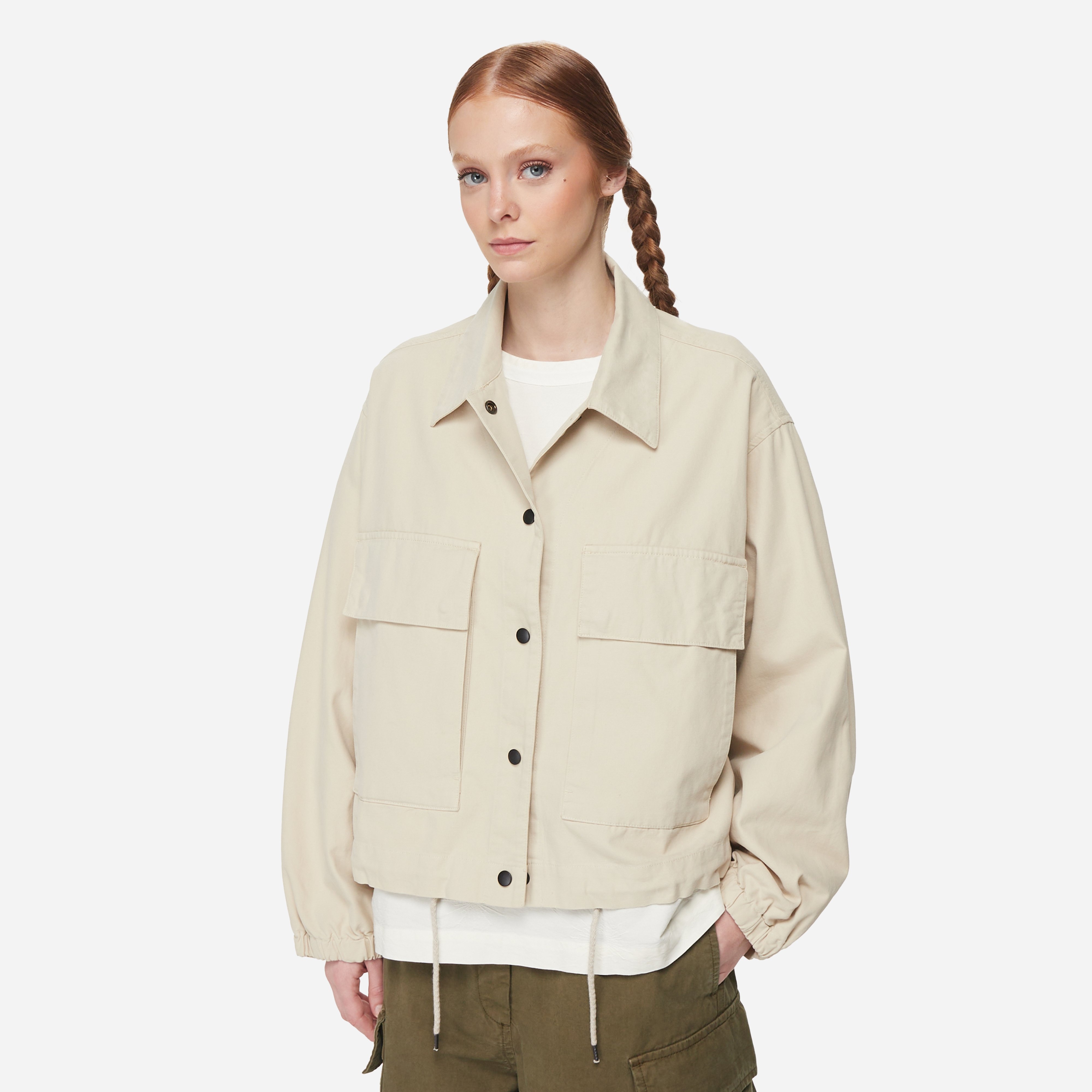 Beige Girls Of Dust Worker Jacket Women's | HIP