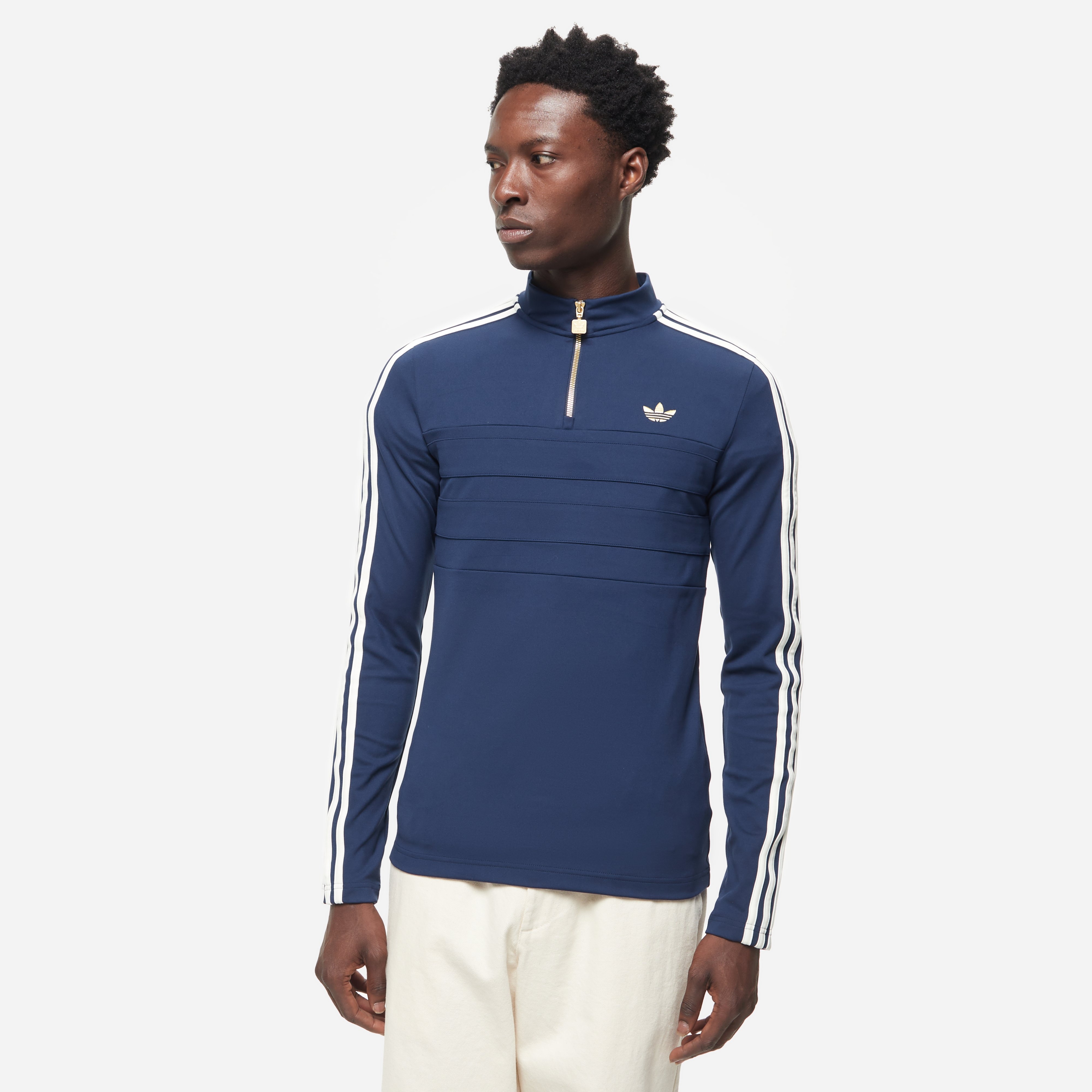Navy adidas Premium Sport Zip Track Top | HIP