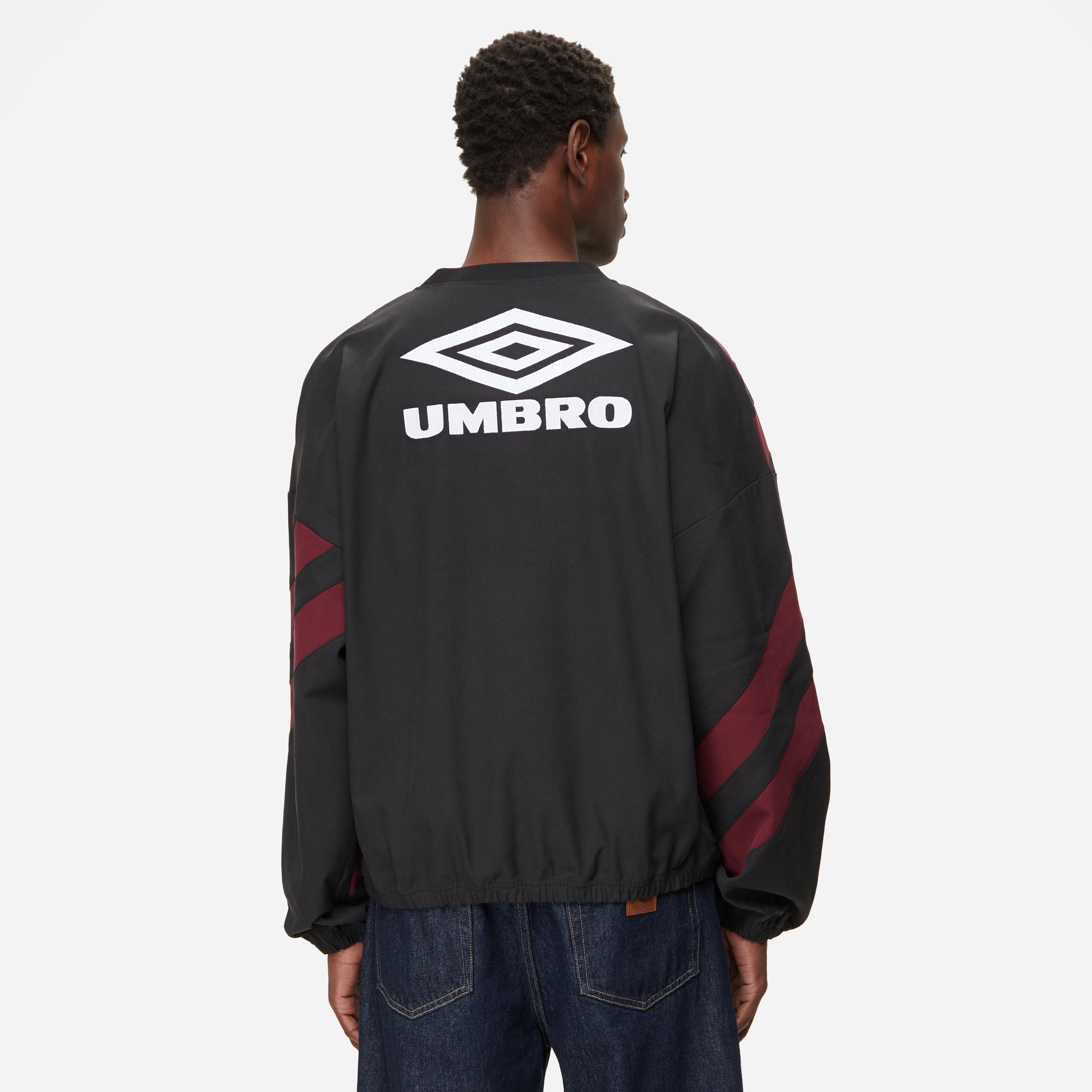 Black Umbro Drill Polo Shirt | HIP