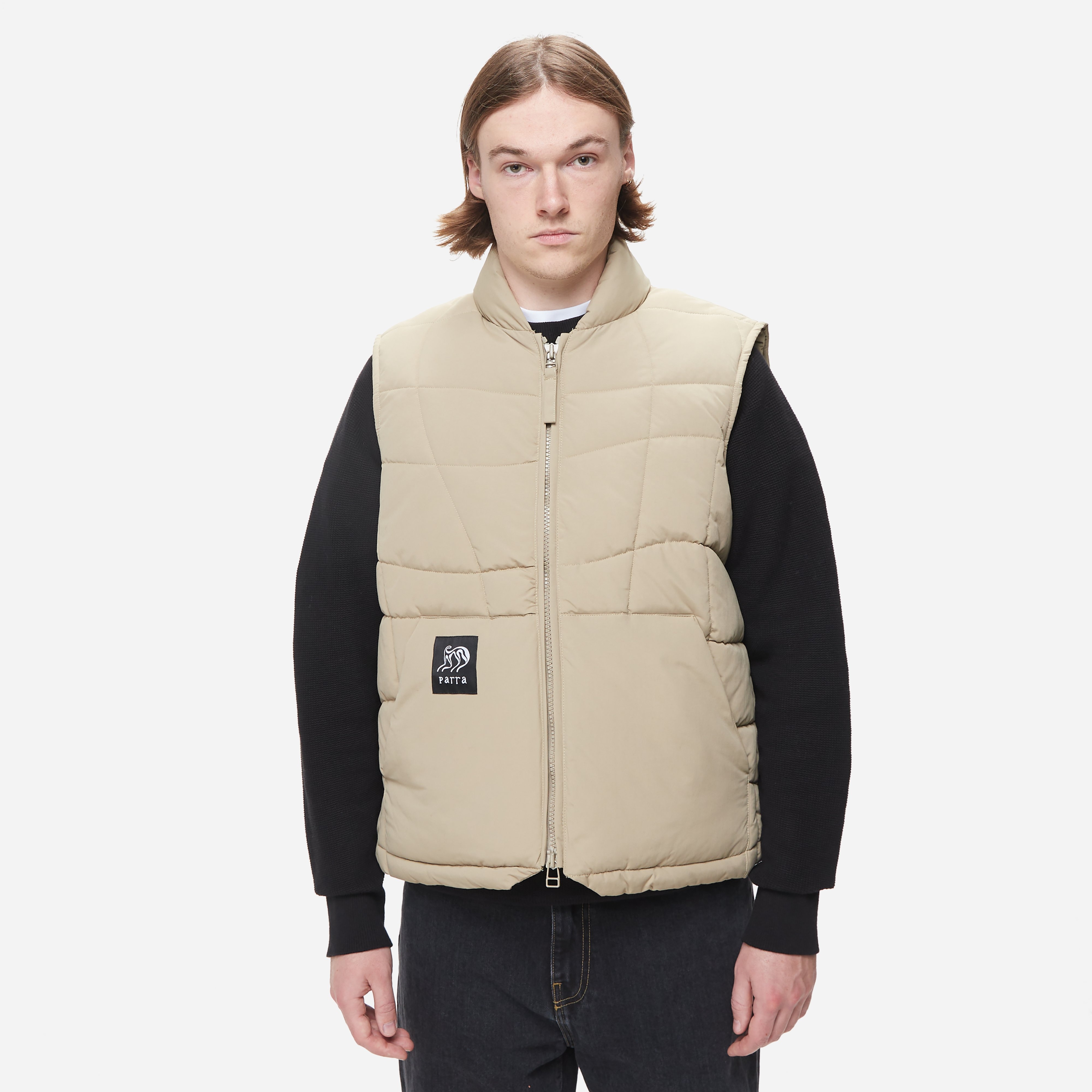 Tan by Parra Waved Alien Vest | HIP