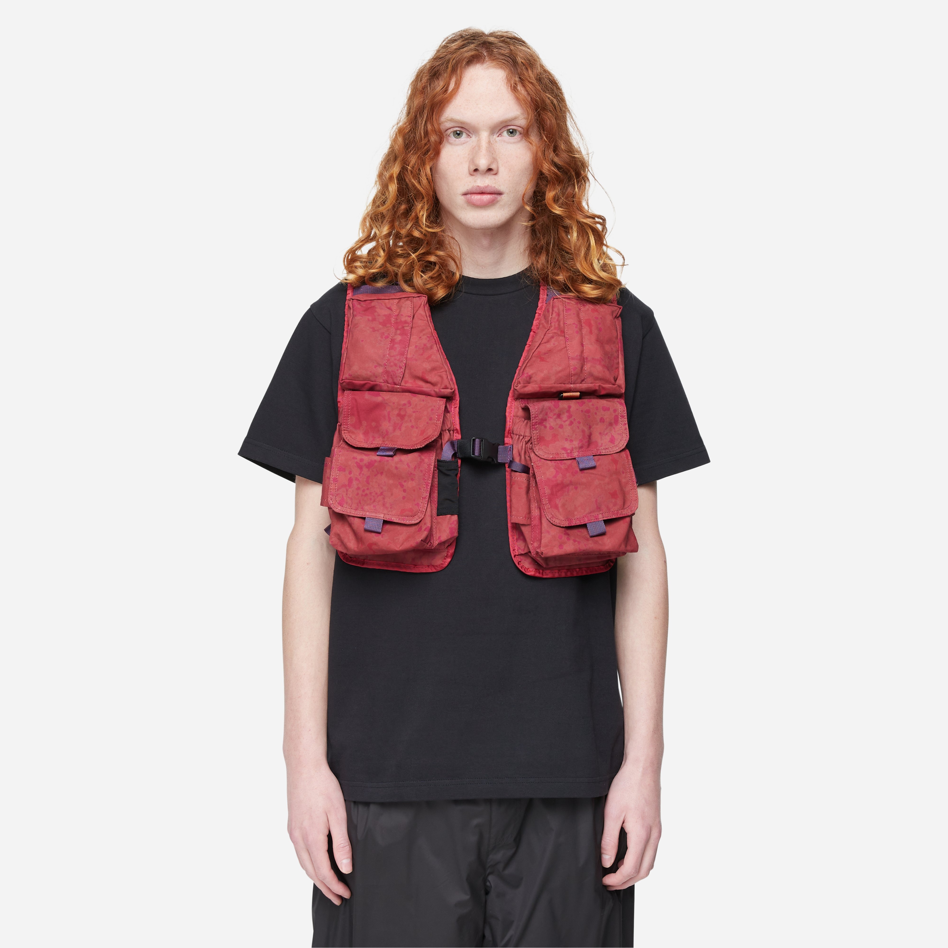 Pink Brain Dead x South2 West8 Fishing Vest | HIP