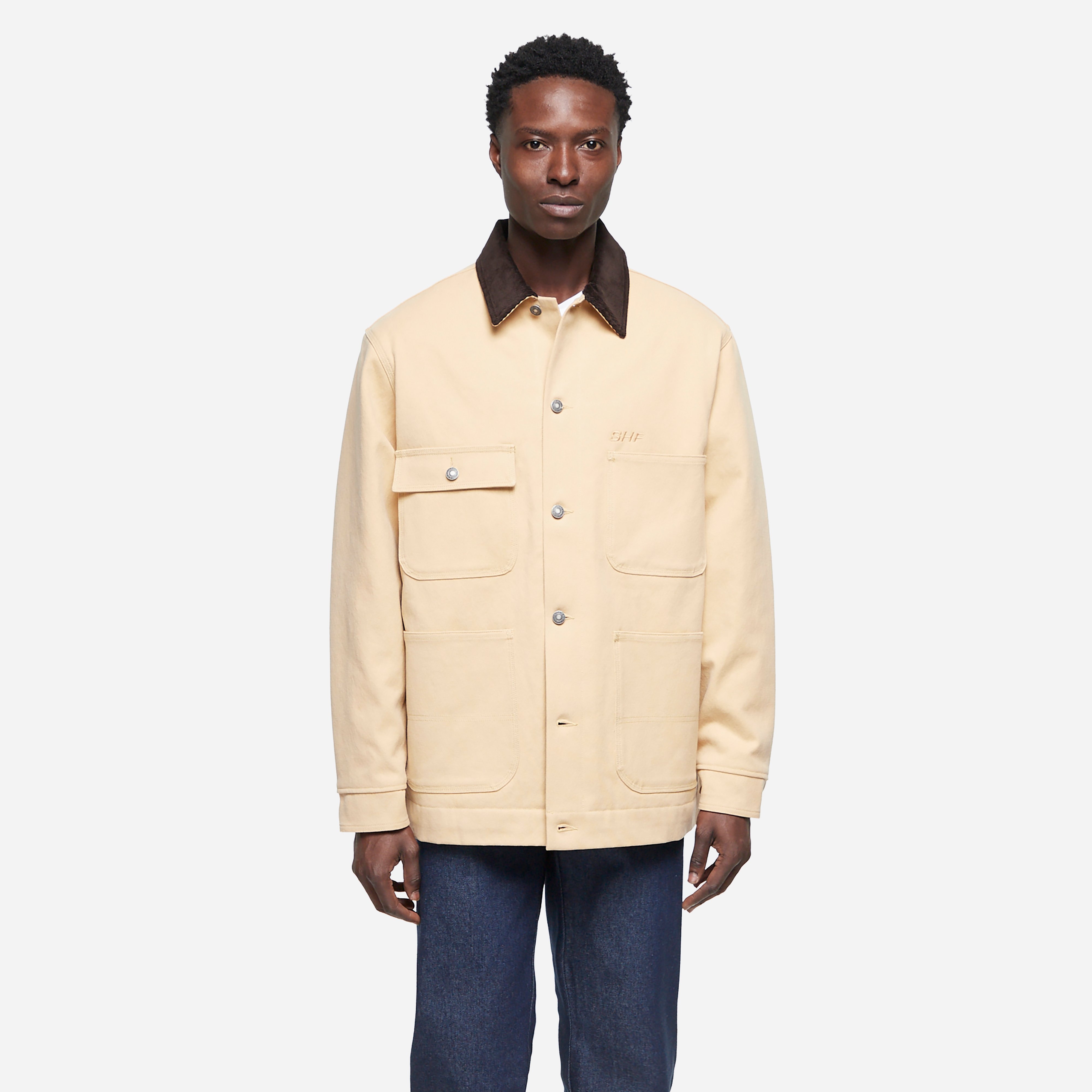 Beige Sky High Farm Workwear Chore Coat | HIP