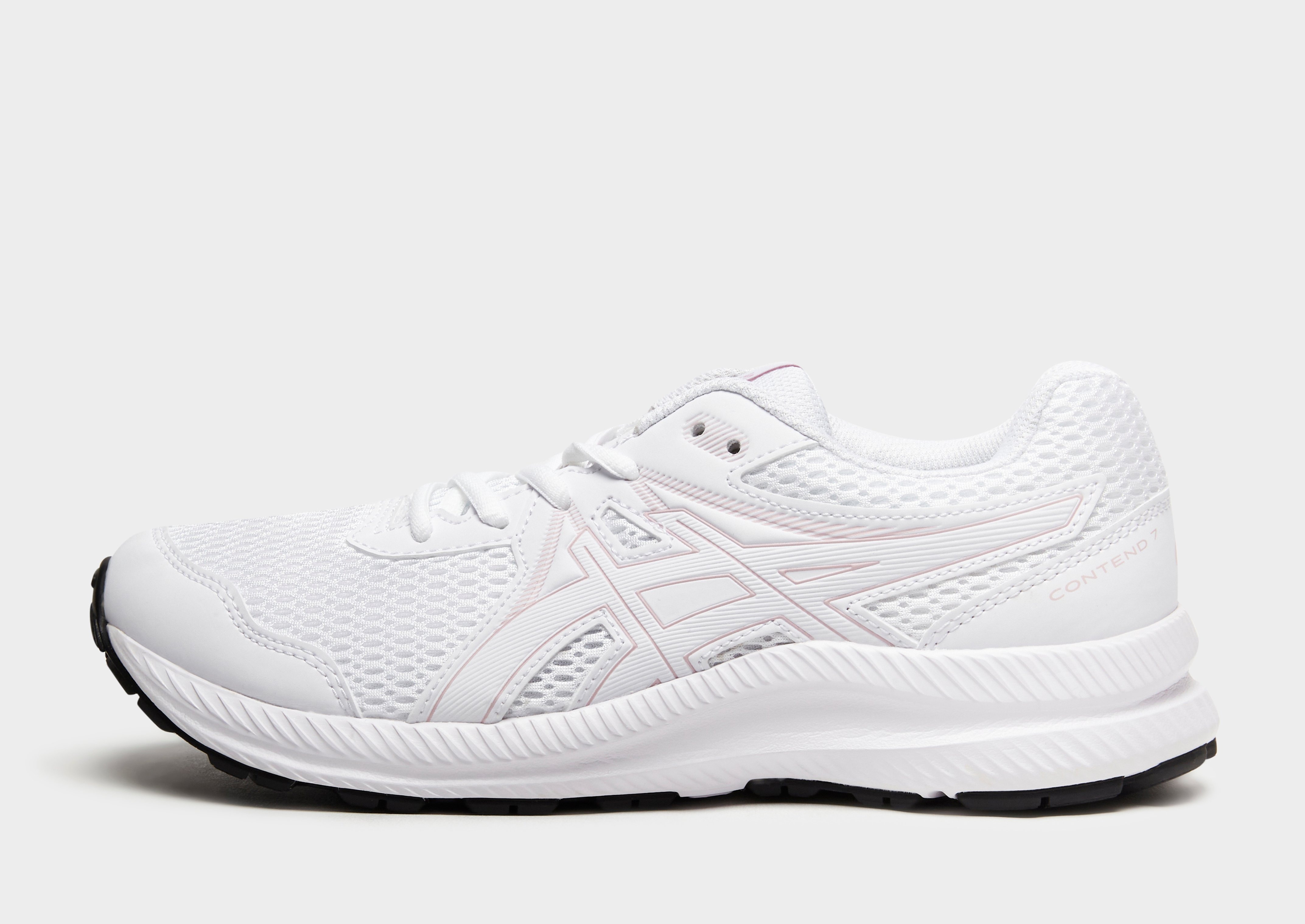 White ASICS Gel Contend 7 Junior's - JD Sports