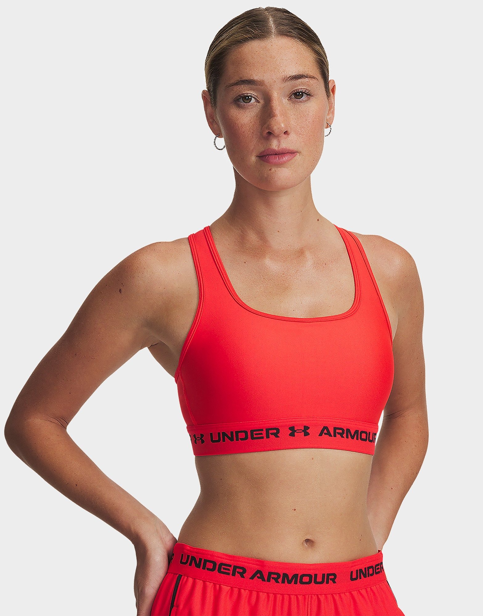 Under Armour Sport Bras Crossback Mid Bra Rot - JD Sports Deutschland