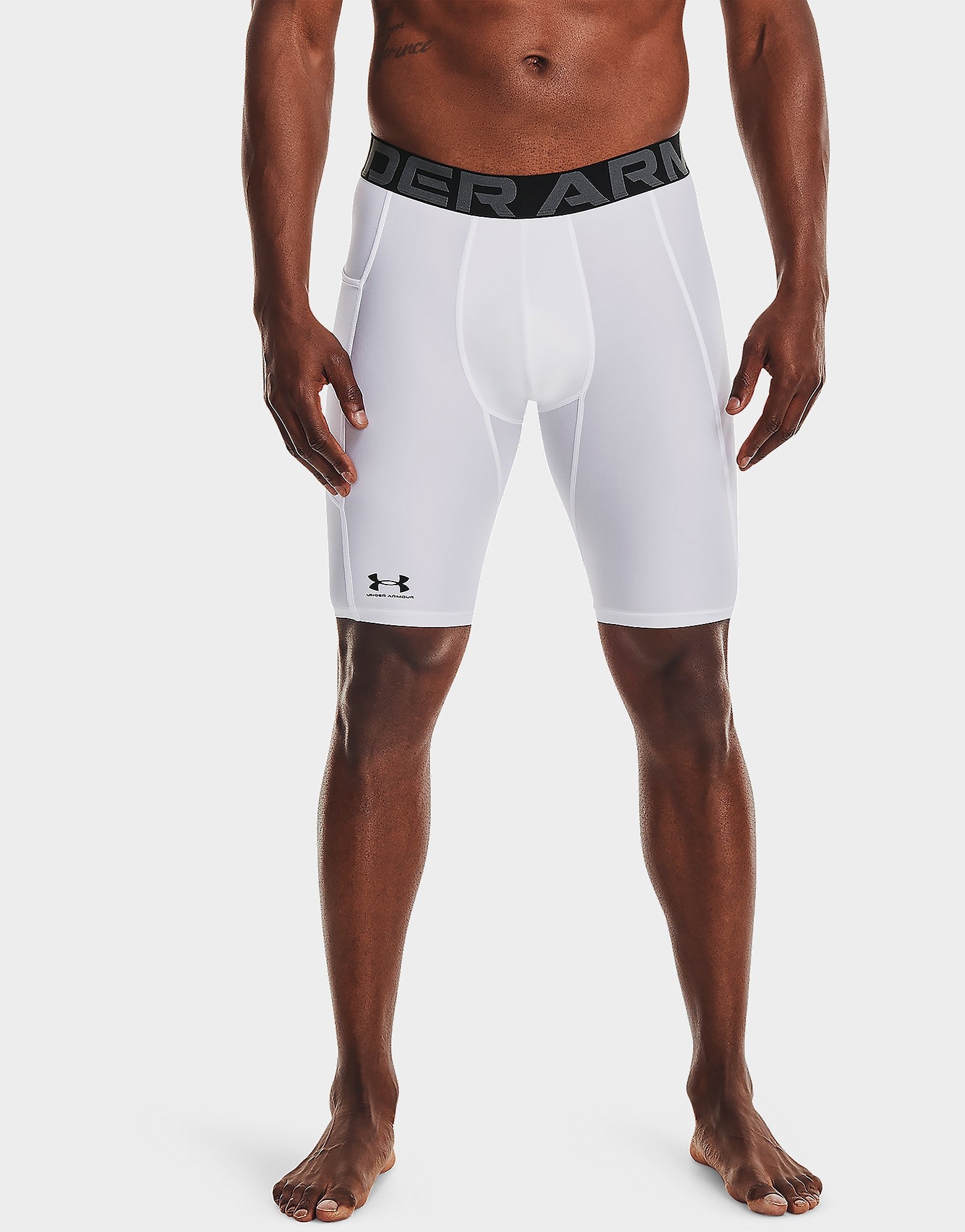Under Armour Shorts UA HG Armour Lng Shorts Blanc- JD Sports France
