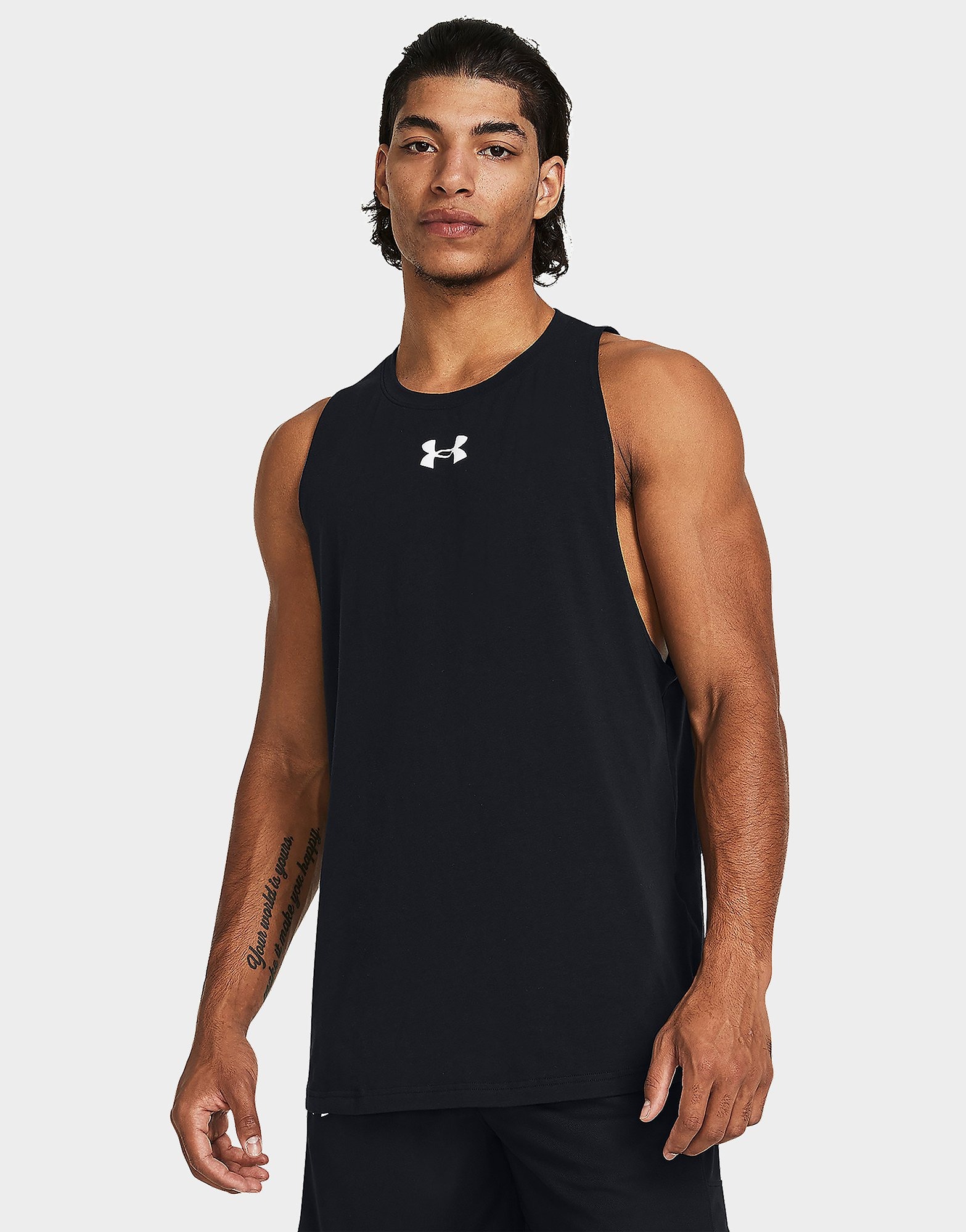 Black Under Armour Zone Tank | JD Sports UK