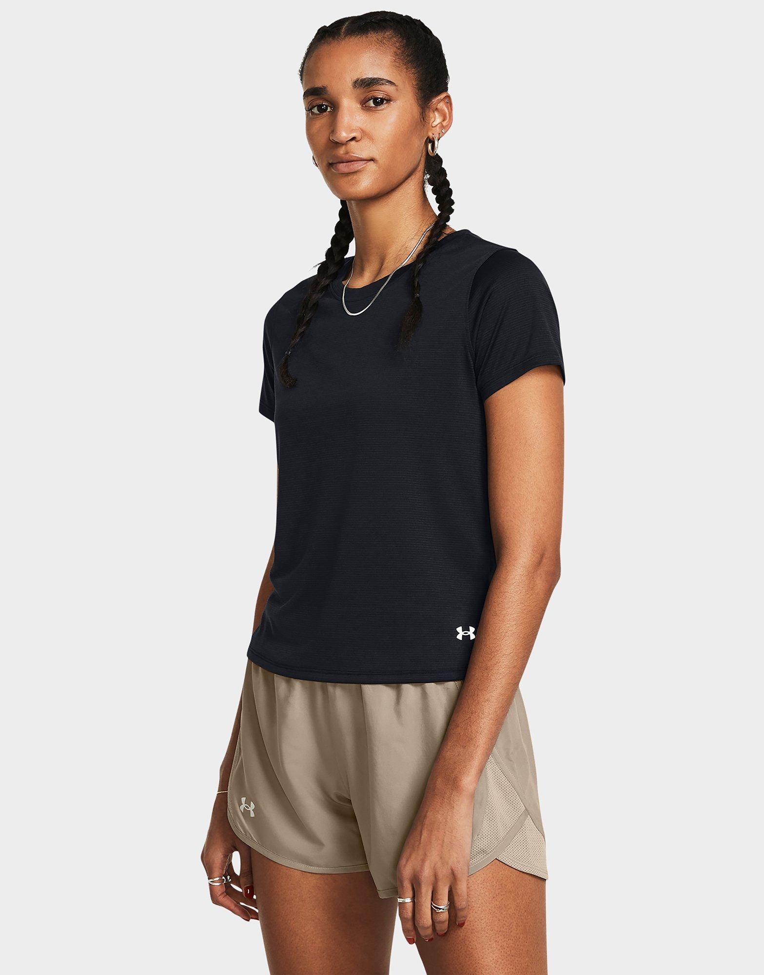 Black Under Armour Launch Short Sleeve | JD Sports UK