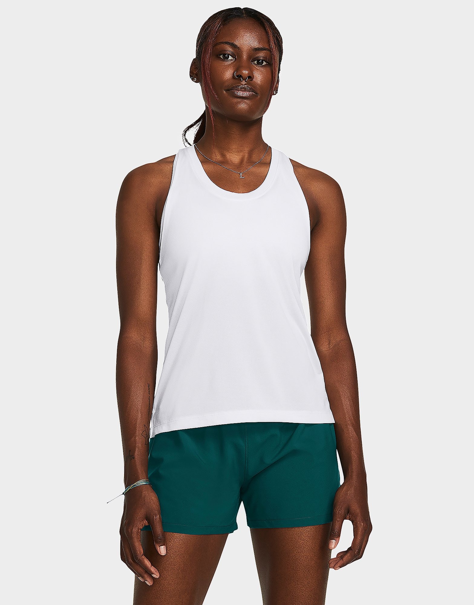 Under Armour Sleeveless UA Launch Singlet Blanc- JD Sports France