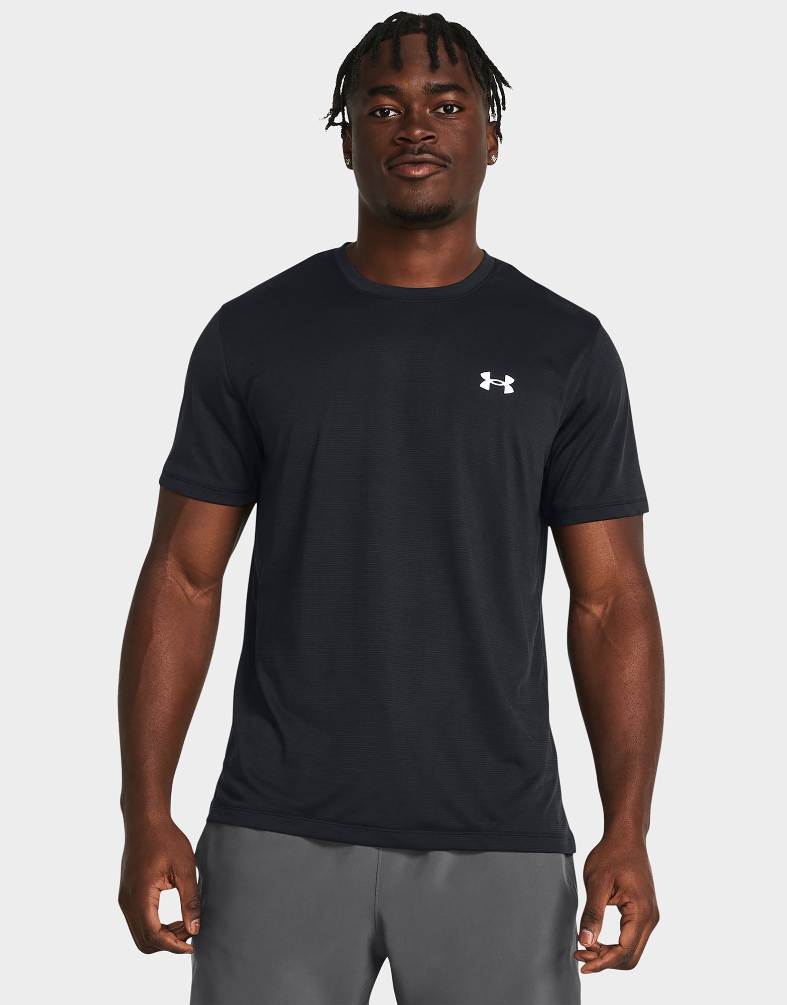 Black Under Armour Launch Short Sleeve | JD Sports UK