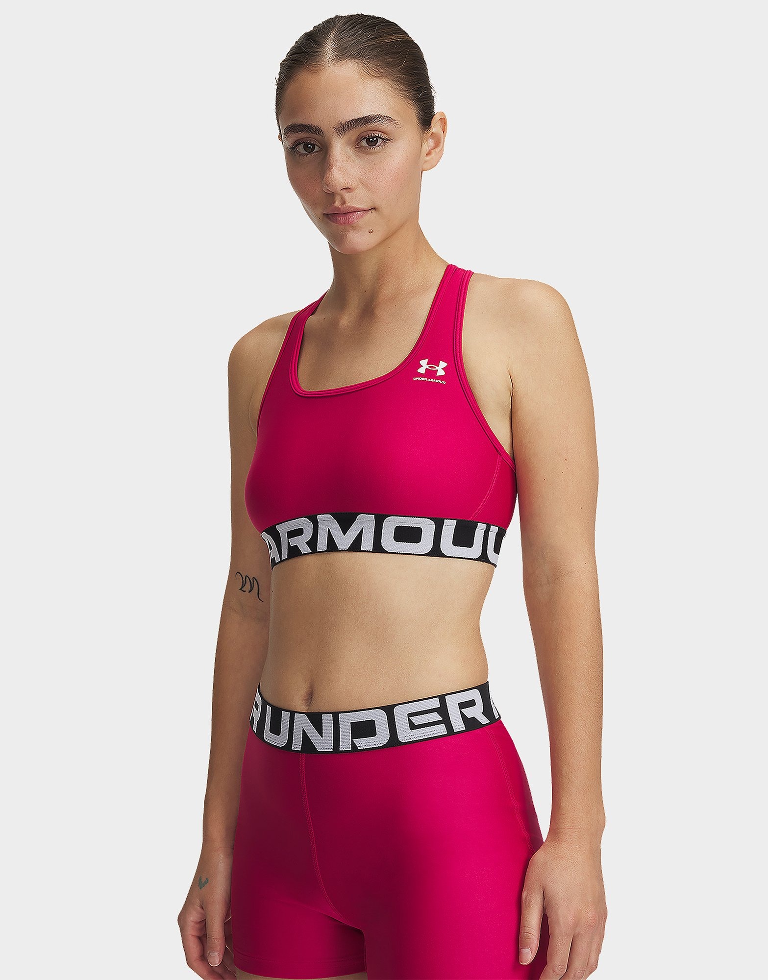 Under Armour Sport Bras UA HG Mid Branded Violet- JD Sports France