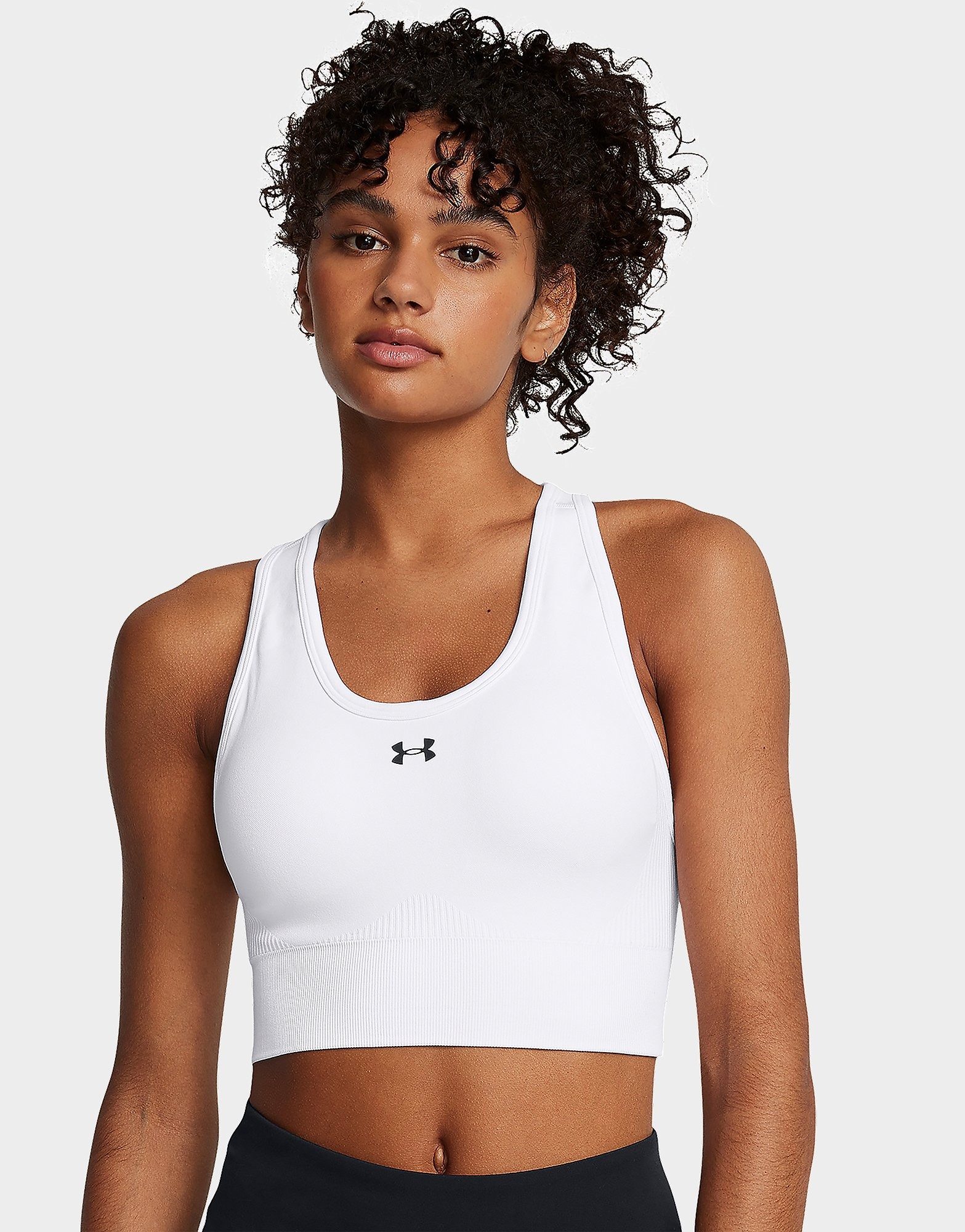 White Under Armour Vanish Seamless Mid Sports Bra | JD Sports UK