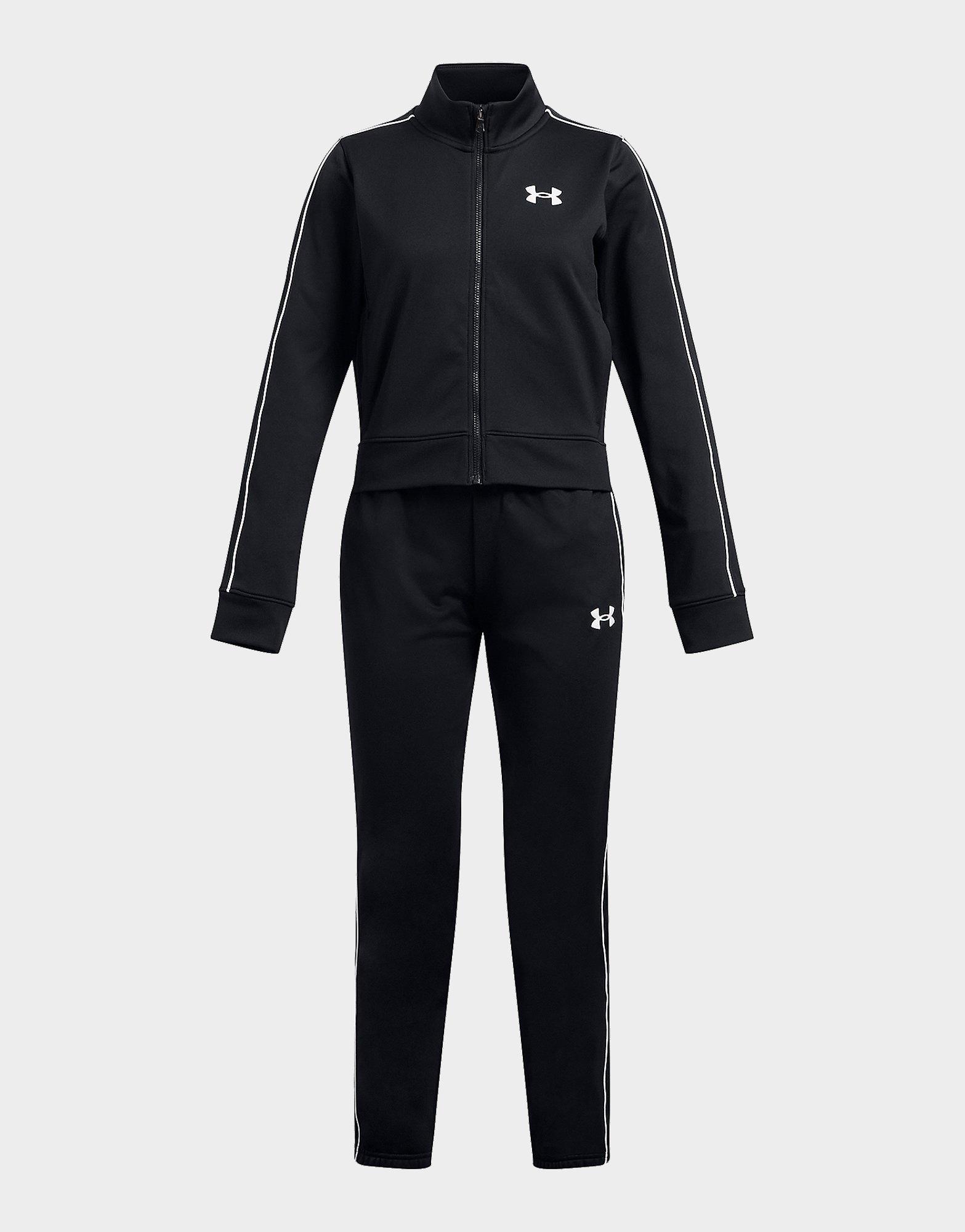 Under Armour Two Piece Sets UA Icon Knit Crop Tracksuit Schwarz - JD ...