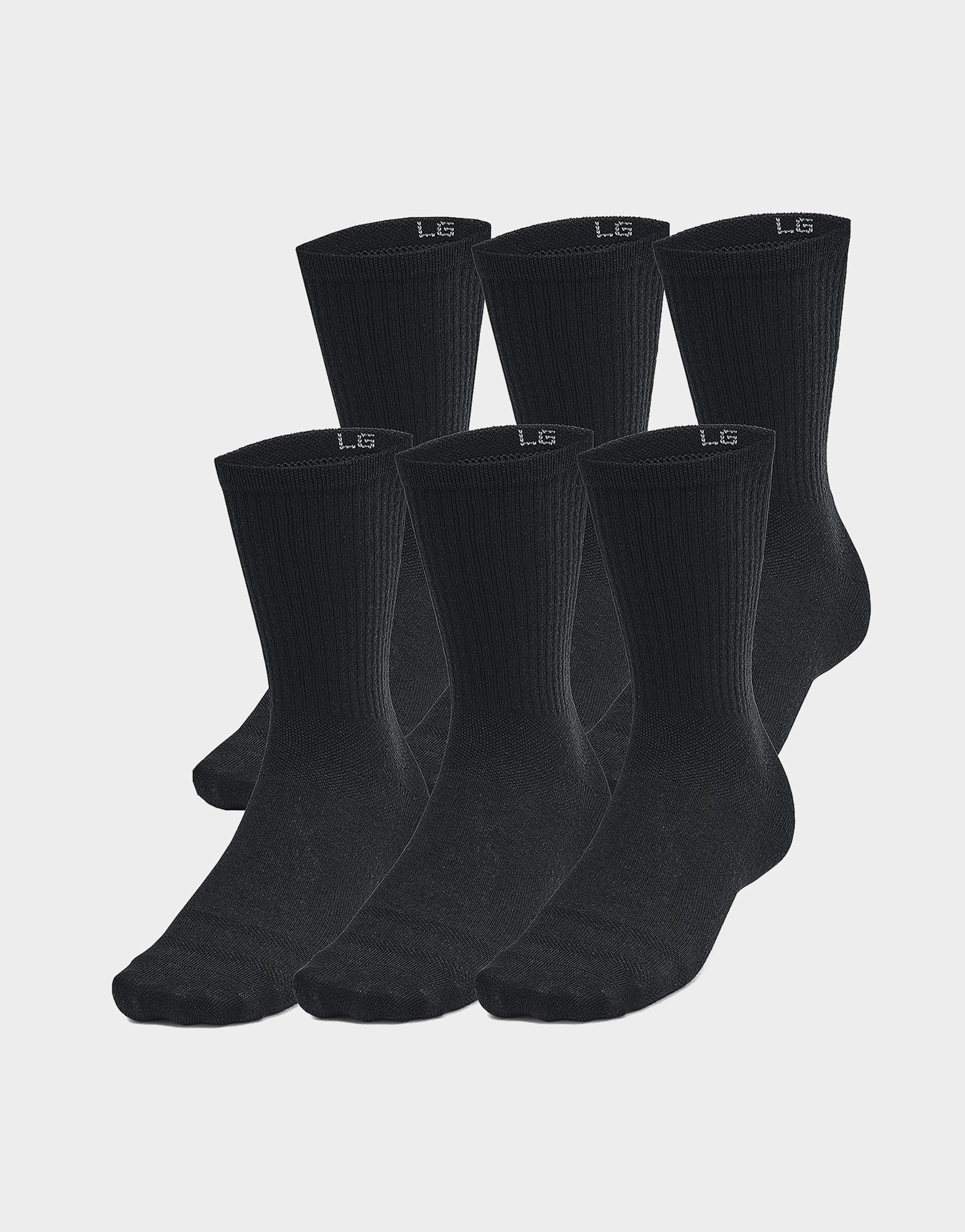 Under Armour High Socks UA Essential 6pk Crew Noir- JD Sports France