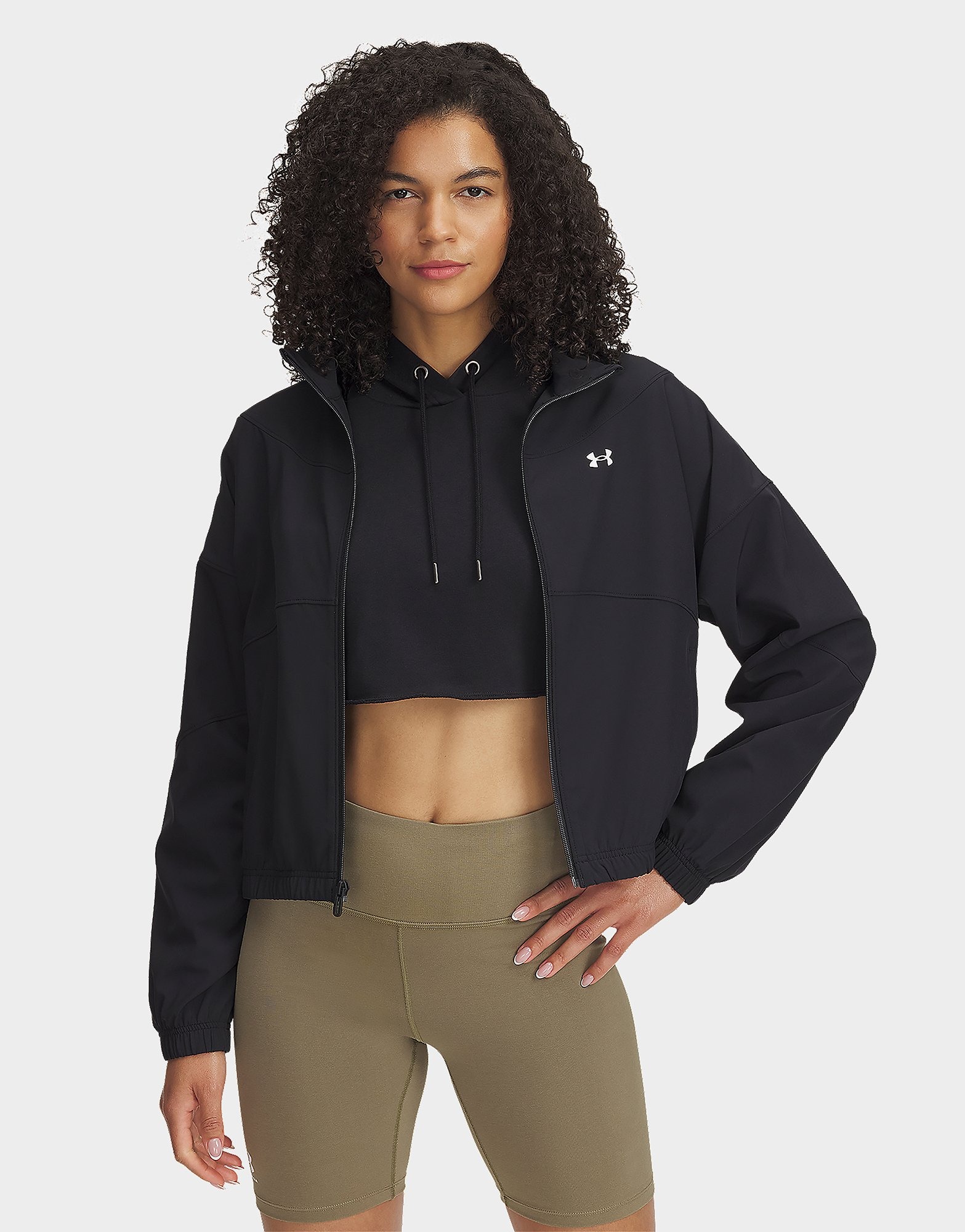 Under Armour Warmup Tops UA Rival Woven Jacket Noir- JD Sports France