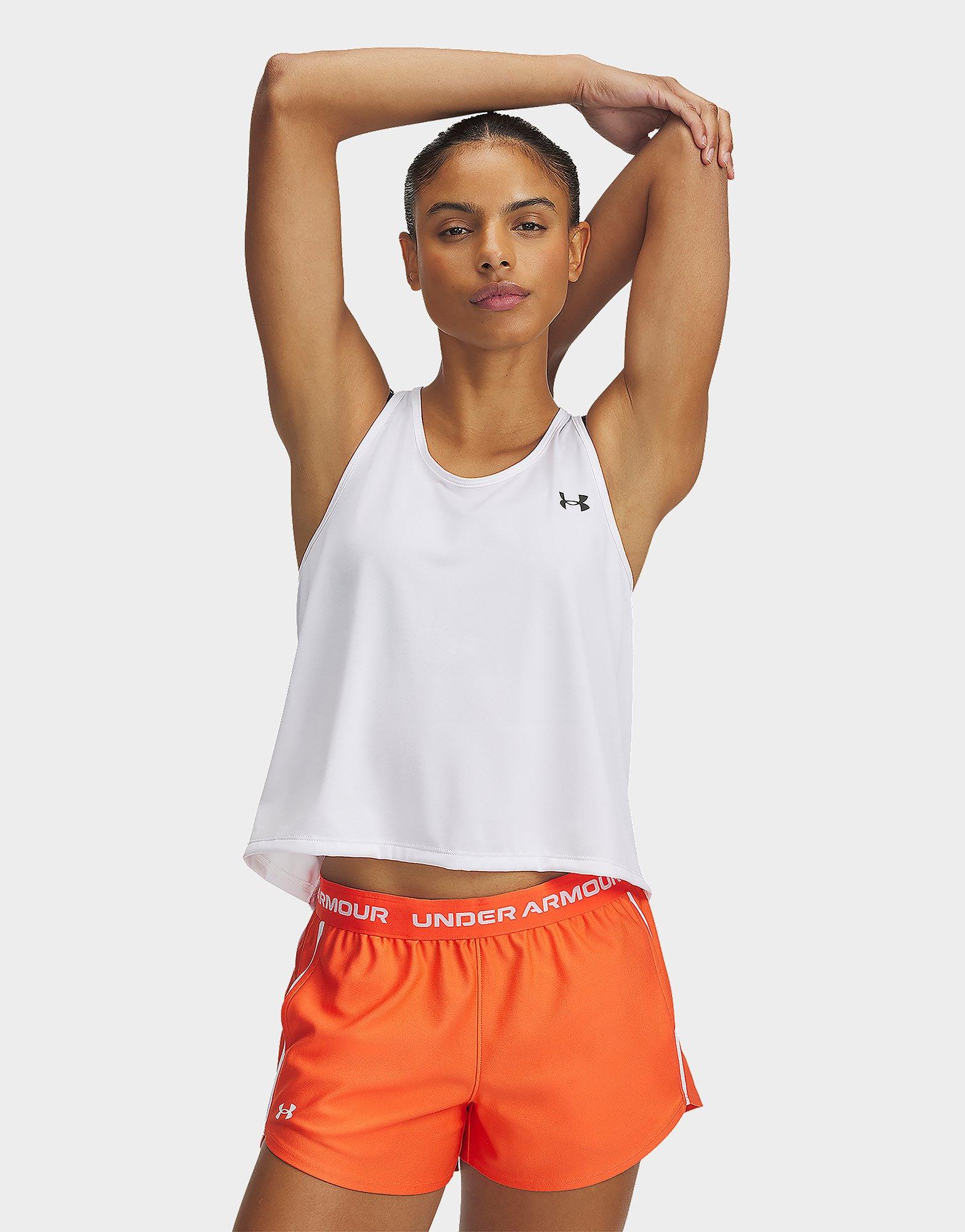 Under Armour Sleeveless Tech Swing Tank Weiss - JD Sports Deutschland