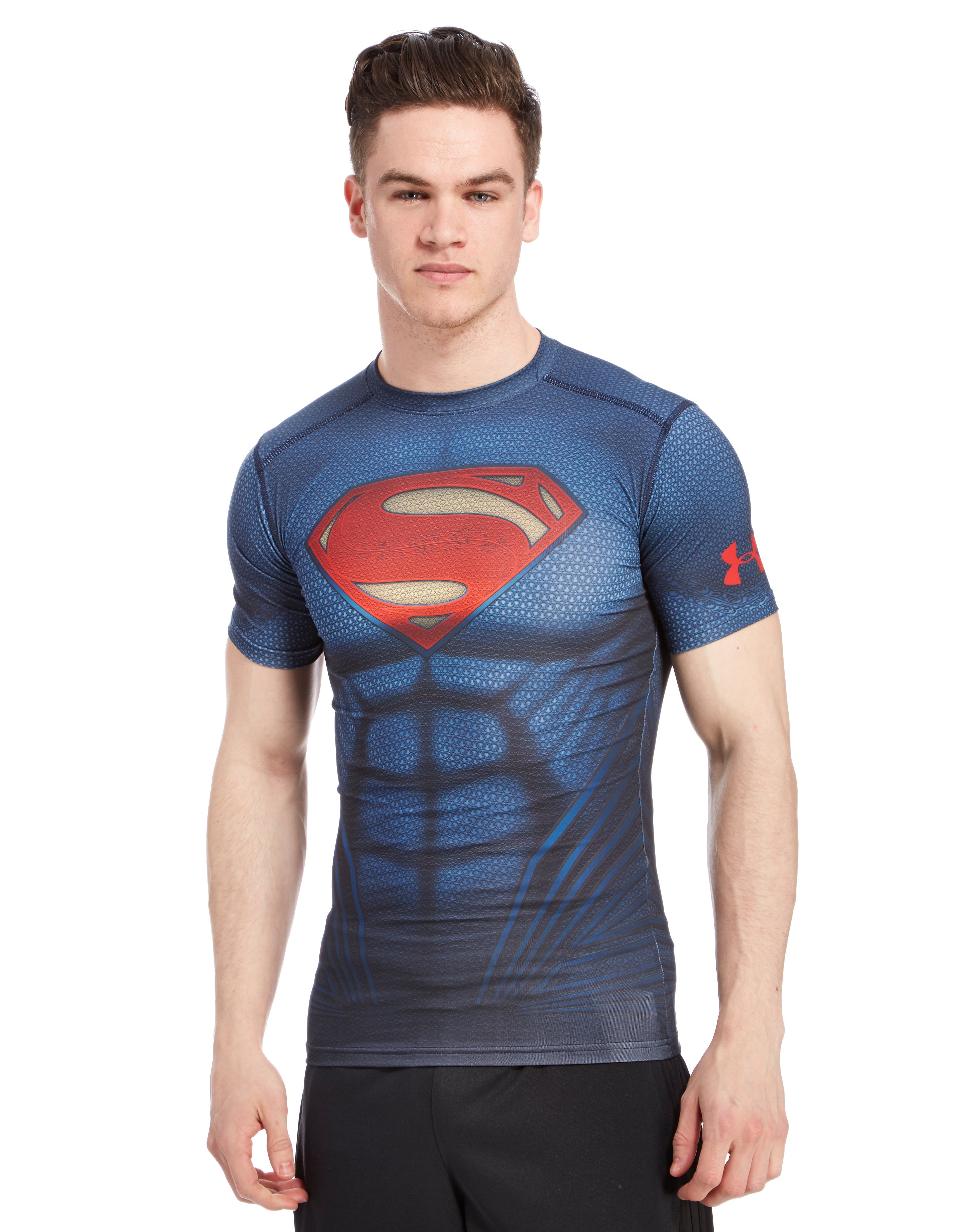 Under Armour Transform Yourself Superman Compression T-Shirt - JD ...