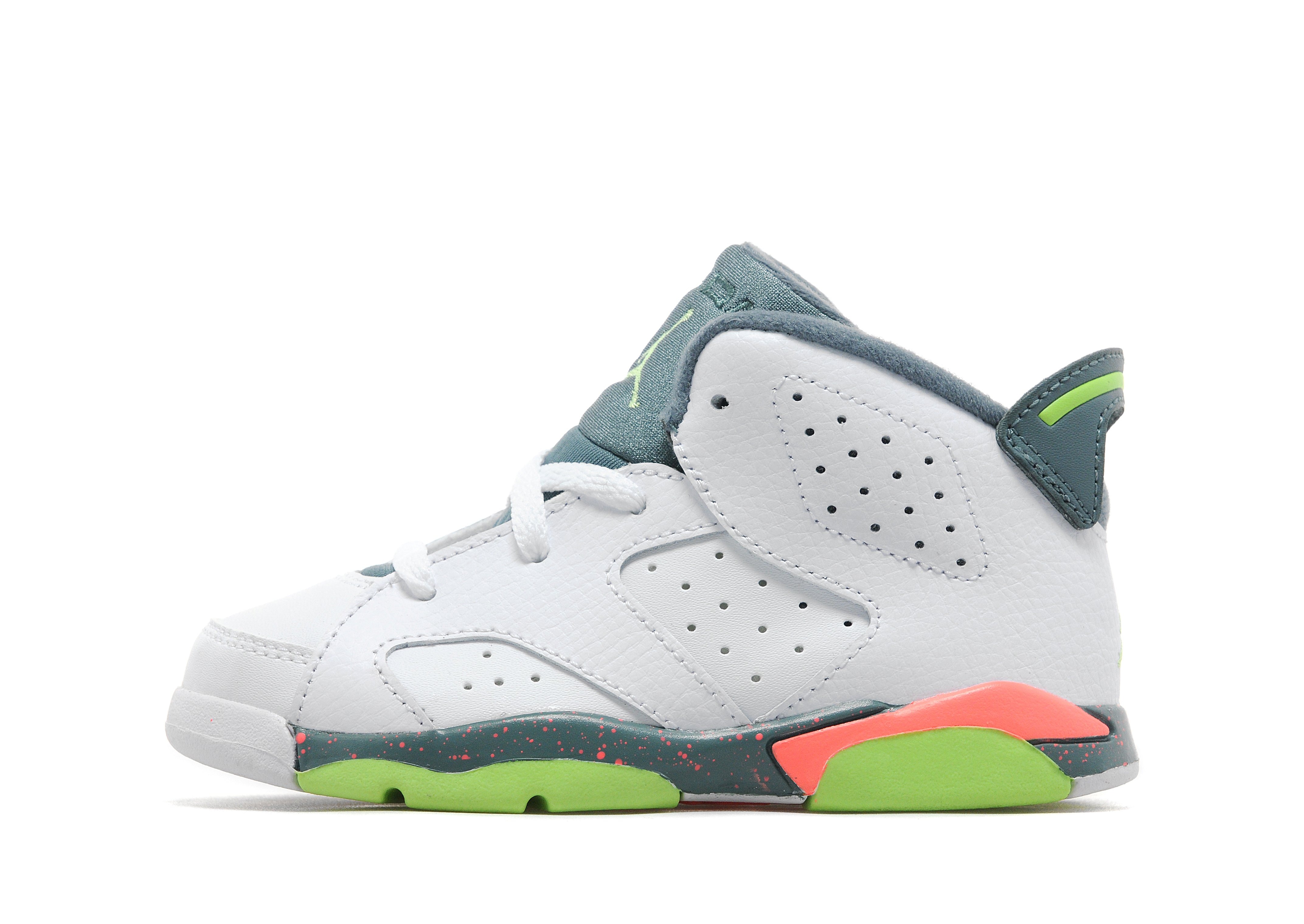 Vit Jordan Air 6 Infant - JD Sports Sverige