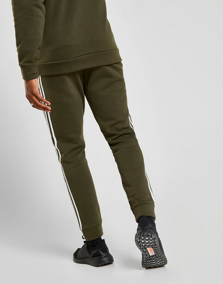 Buy Green Adidas Essentials 3 Stripes Track Pants Jd Sports Jd