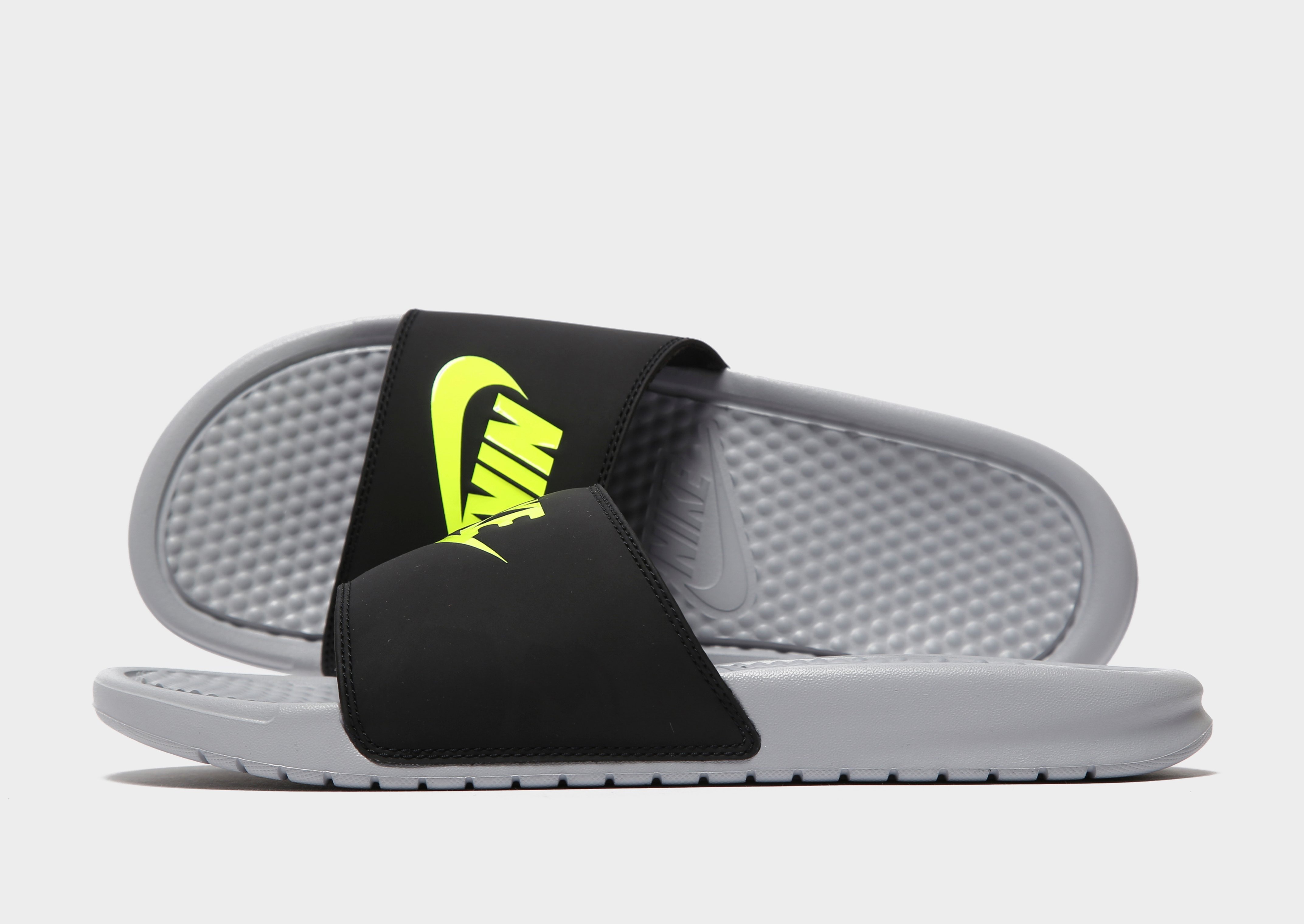 Buy Grey Nike Benassi Slides Jd Sports Jd Sports Ireland