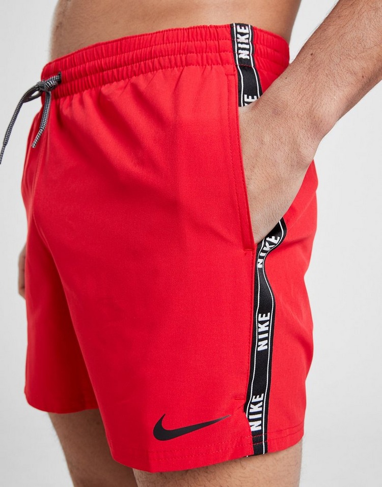 Koop Rood Nike Taped Swim Shorts Jd Sports