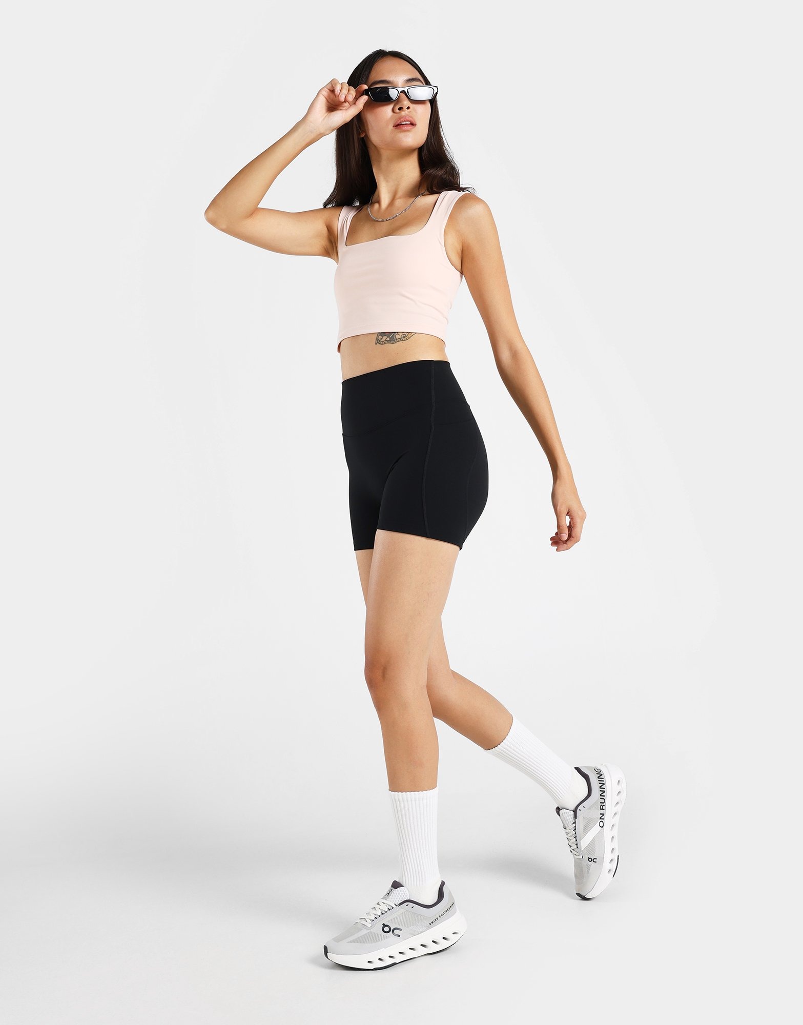 Black CHEAK Power Short - JD Sports Singapore