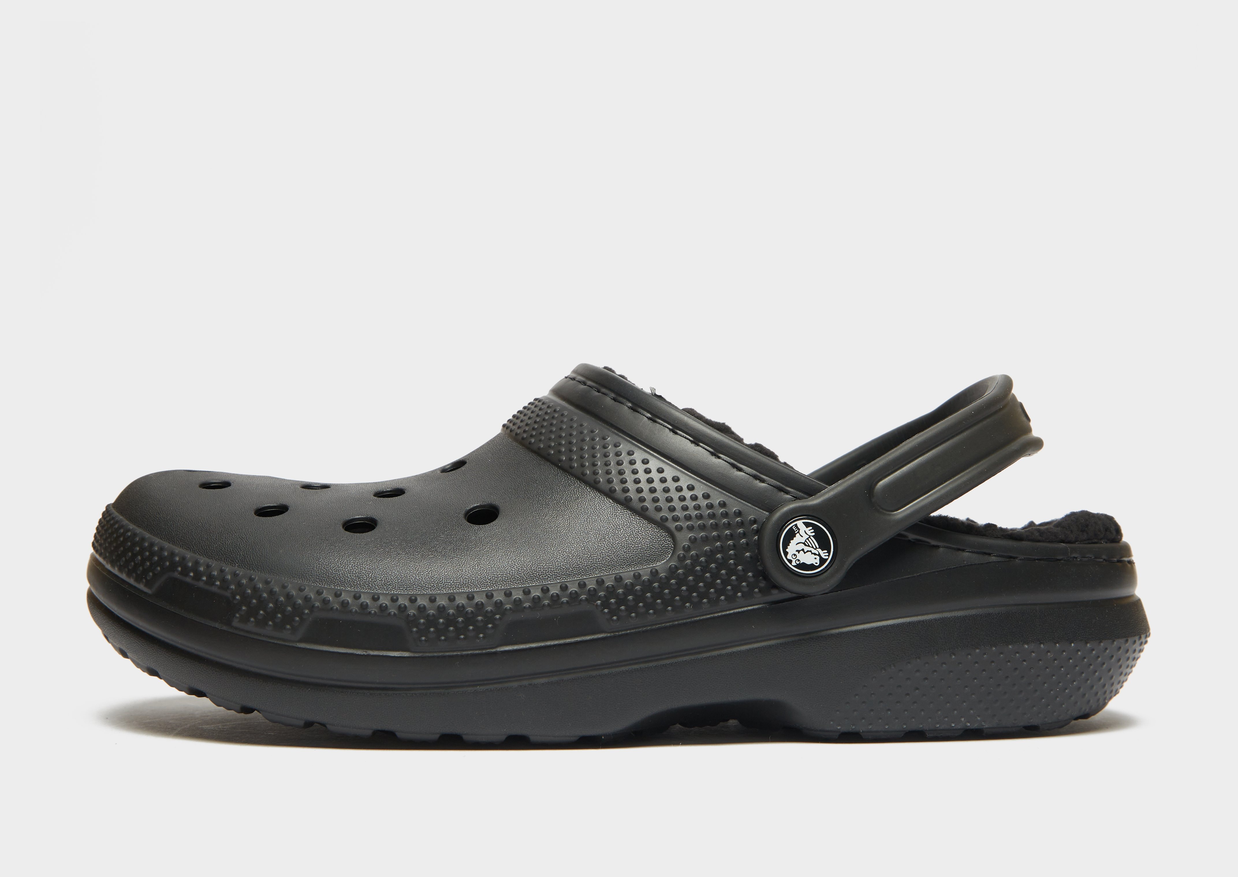 Black Crocs Classic Lined Clog - JD Sports Ireland