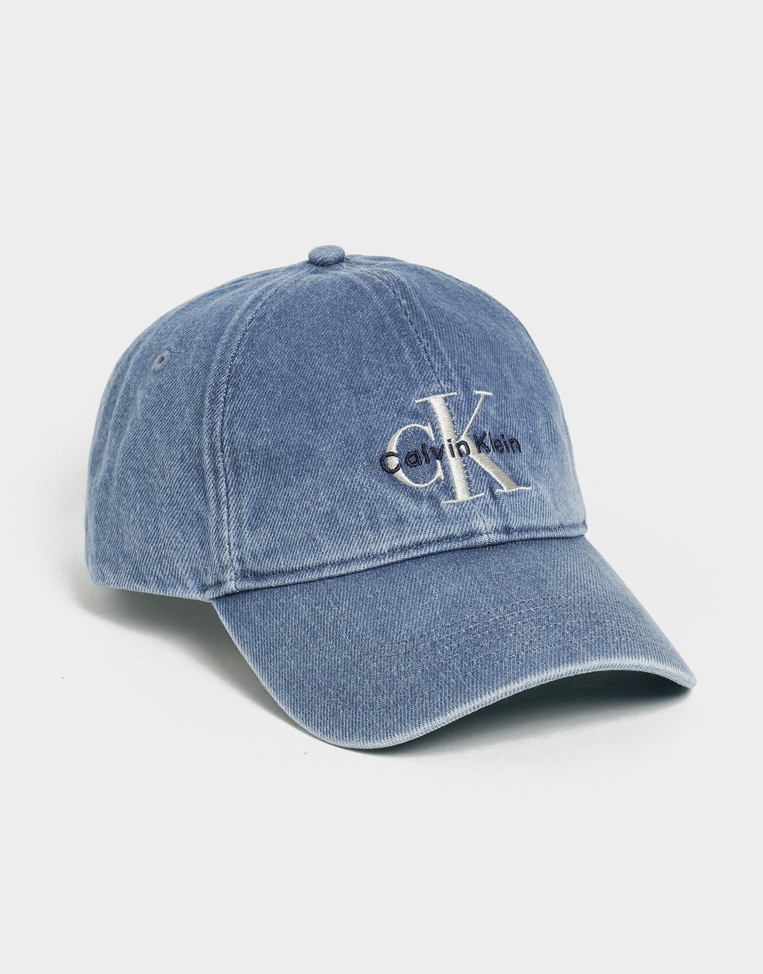 Blue Calvin Klein Denim Logo Cap - JD Sports Singapore