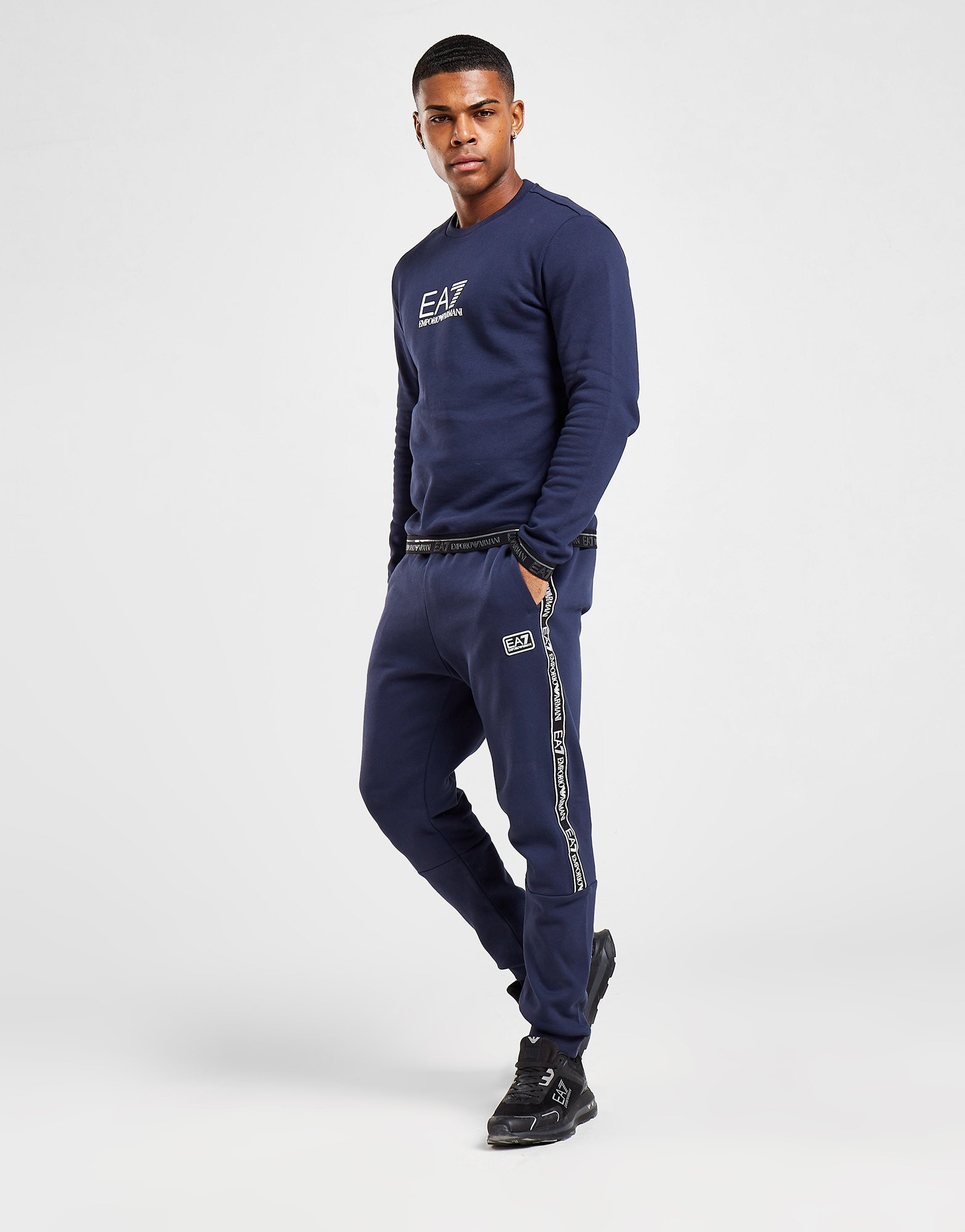 Emporio Armani Ea7 Logo Tape Jogginghose Herren Blau Jd Sports Österreich