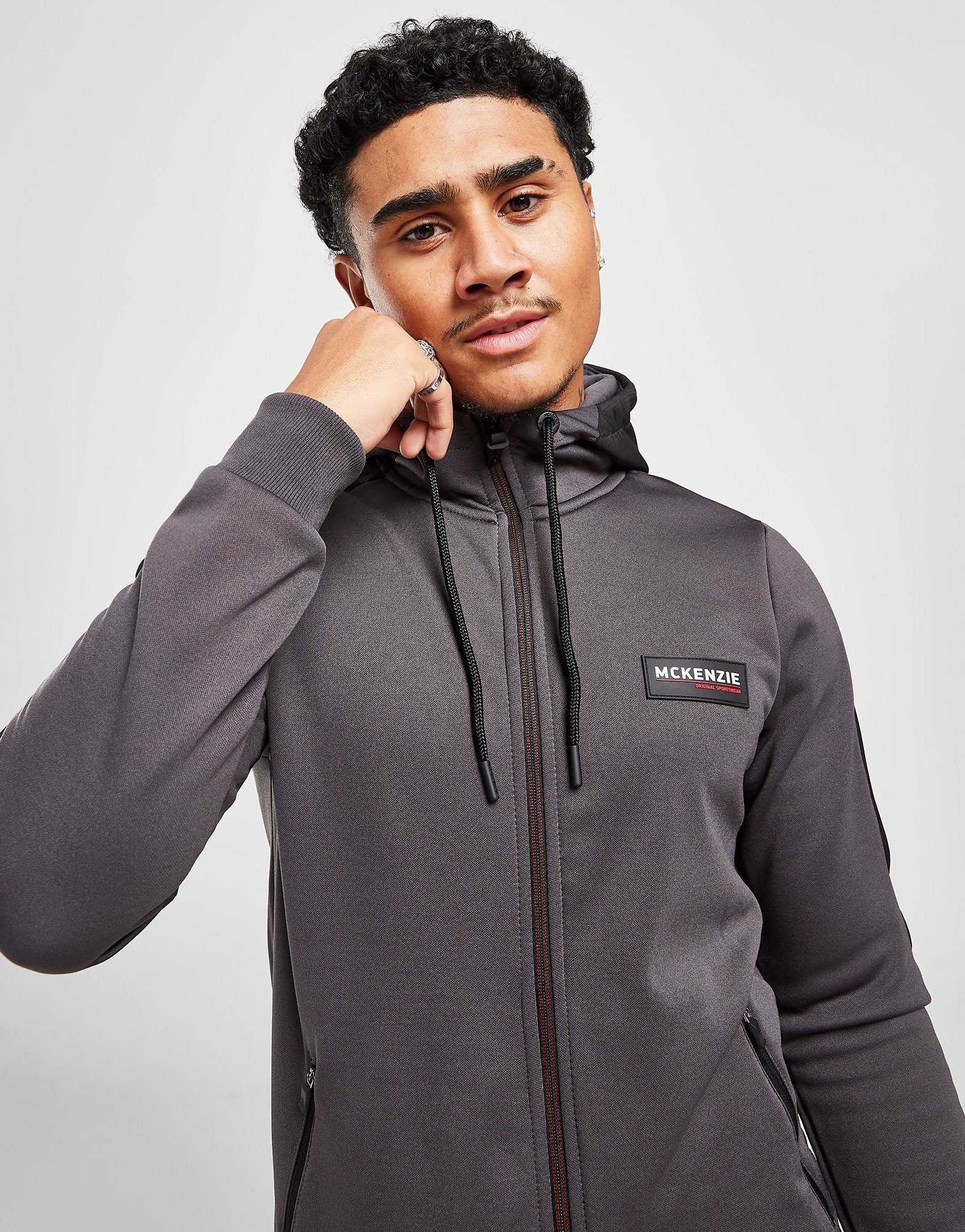 Mckenzie Duke Poly Full Zip Hoodie Herren Schwarz Jd Sports Österreich
