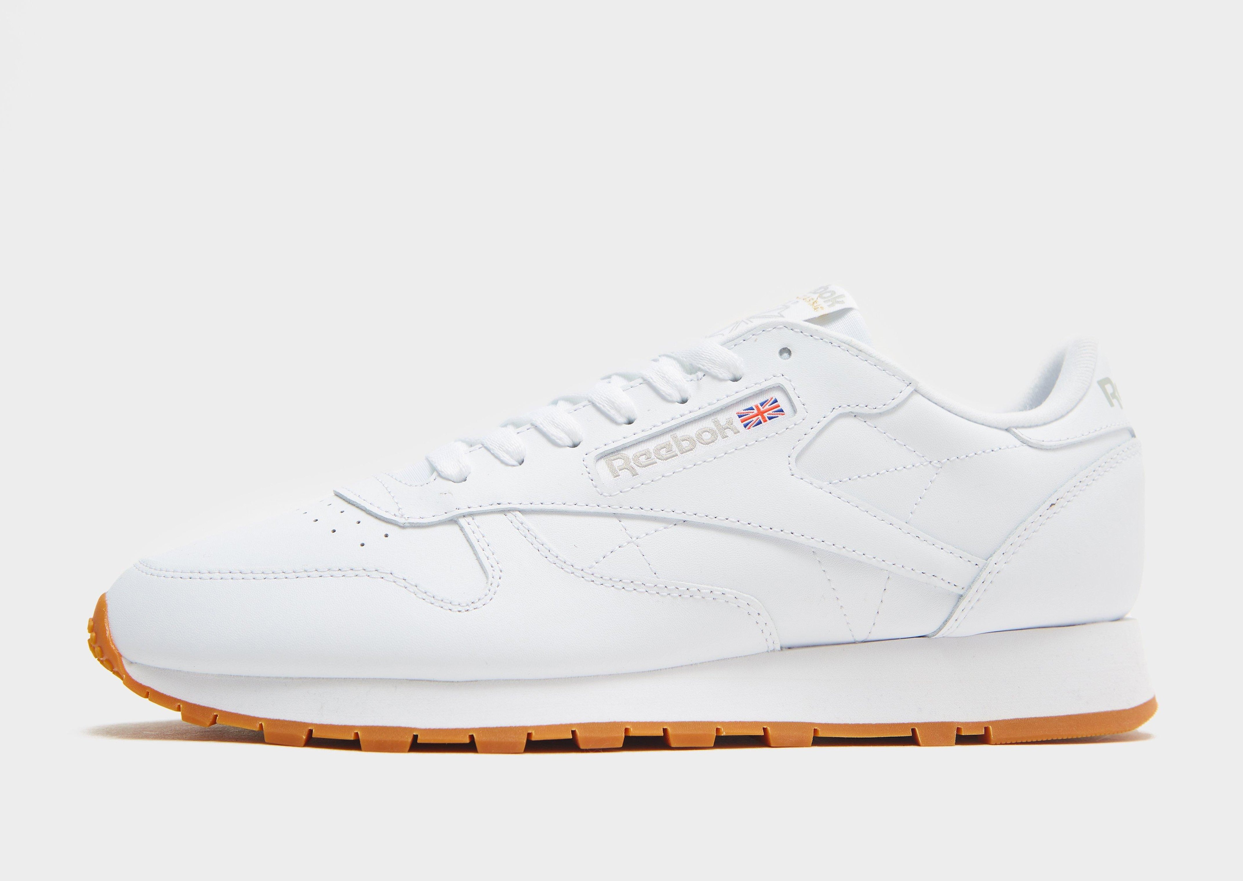 White Reebok Classic Leather | JD Sports UK
